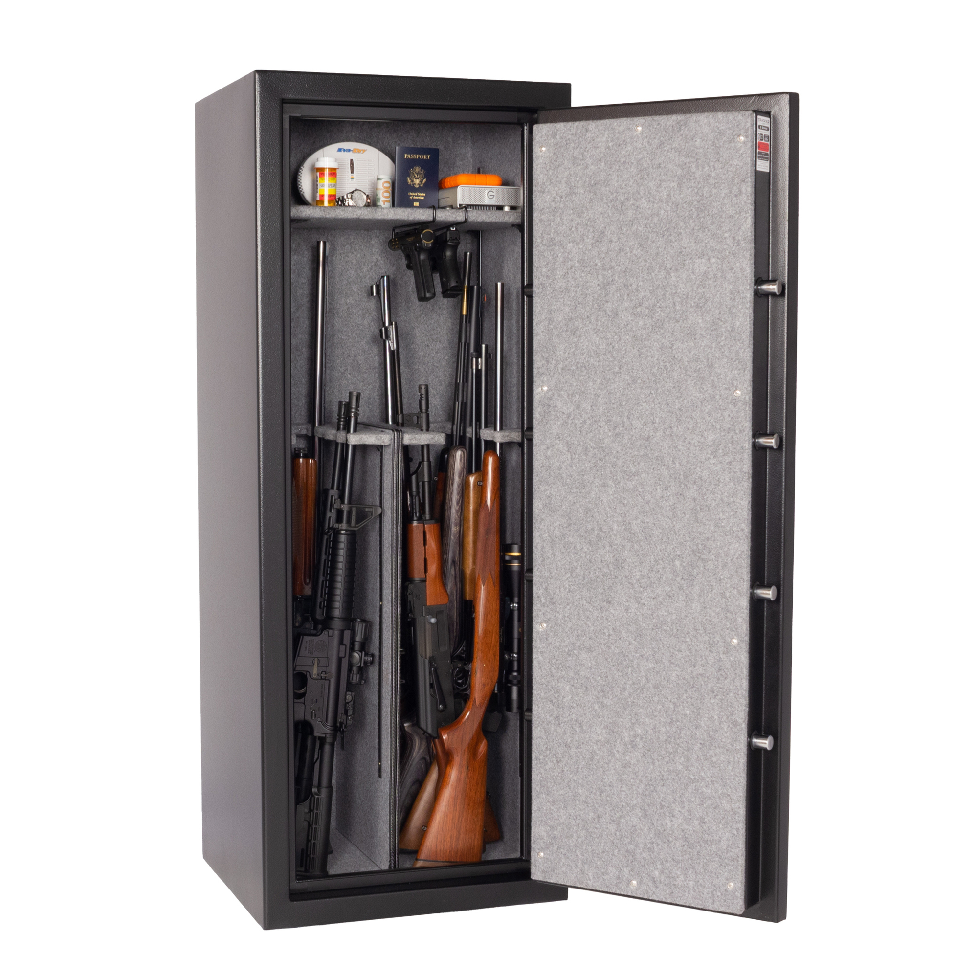Tracker Safe, 16-Gun, 30 Min Fire Safe, Mechanical/Dial Lock, Lock Type ...