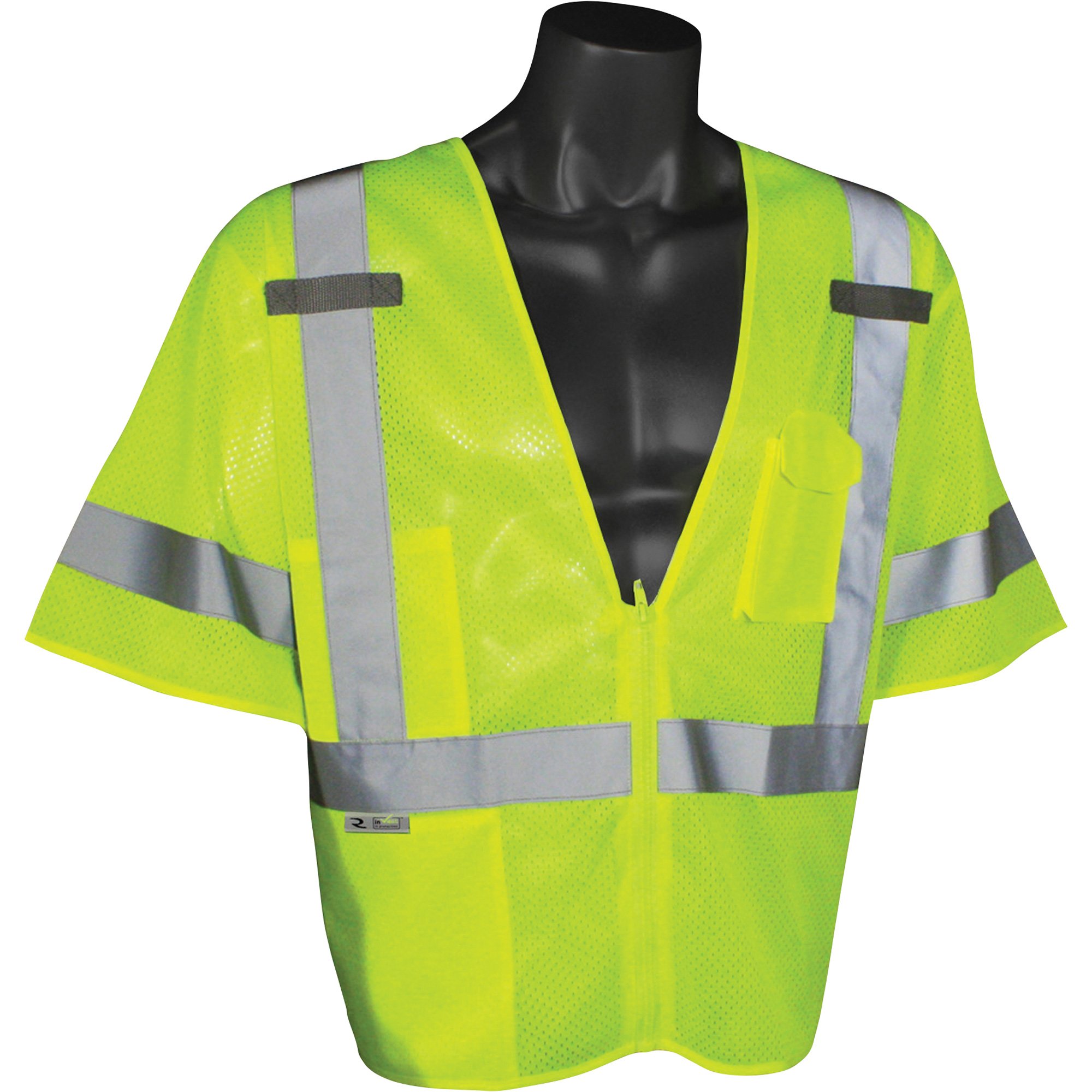 Radians Men’s Type R, Class 3 Mesh Safety Vest — Lime, 4X/5X, Model ...