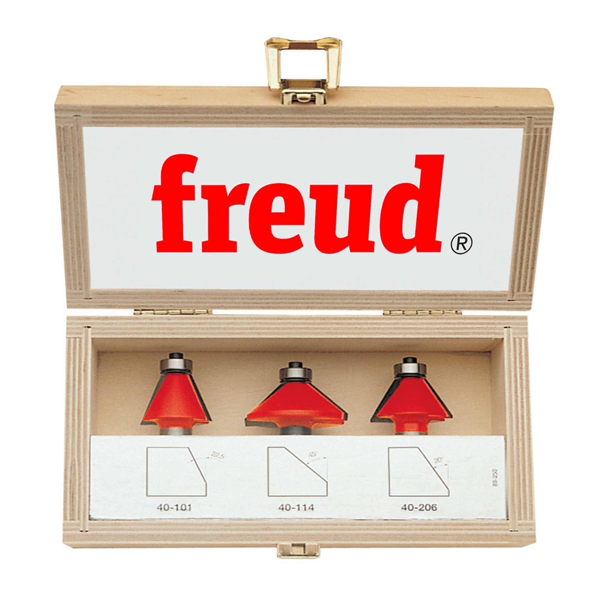 Diablo 3-Pc. Chamfer Bit Set with 1/2in. Shank, Model# 89-250 ...