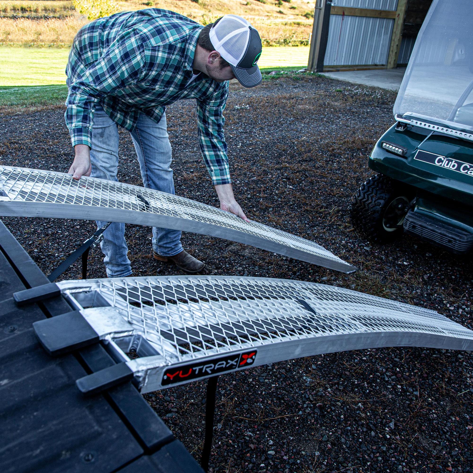 Yutrax, Extreme Duty Arched Ramps, 2500 lb. Load Capacity, Material ...