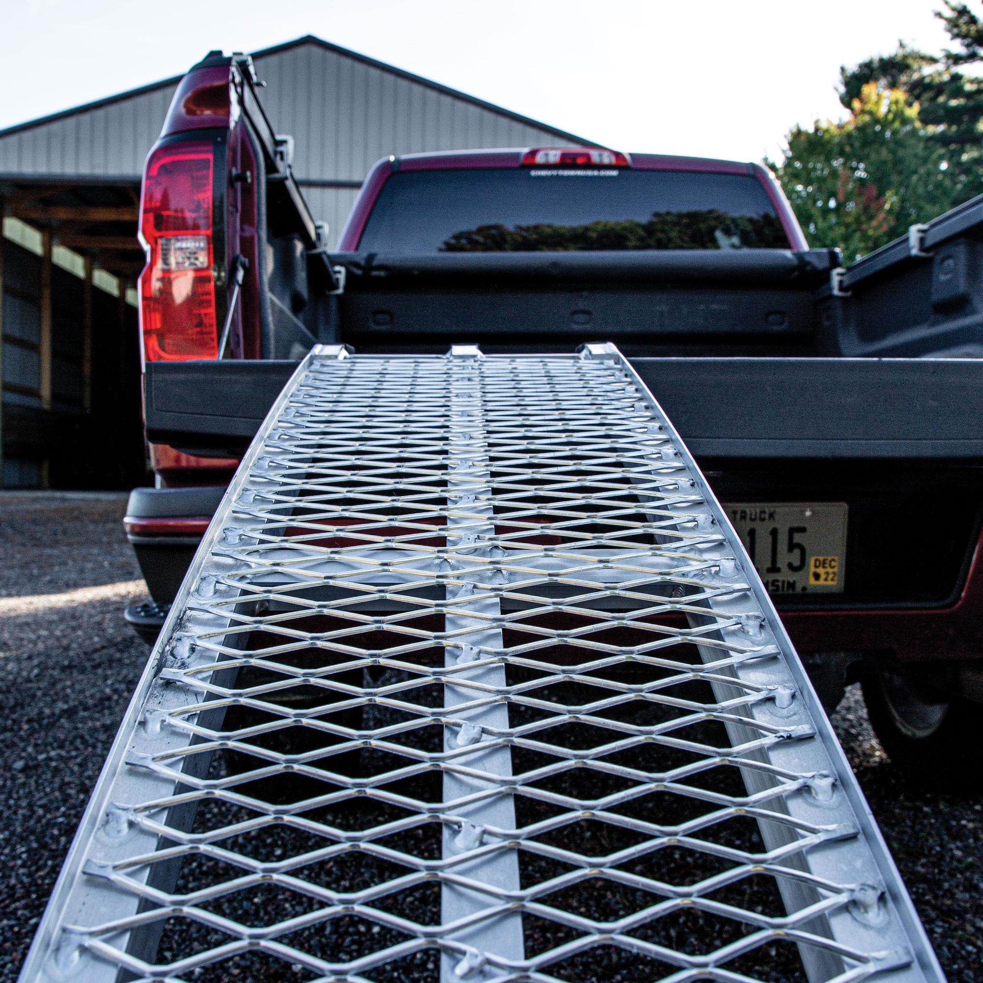 Yutrax, 89” Folding Arched Ramps, 1500 lb. Load Capacity, Material ...