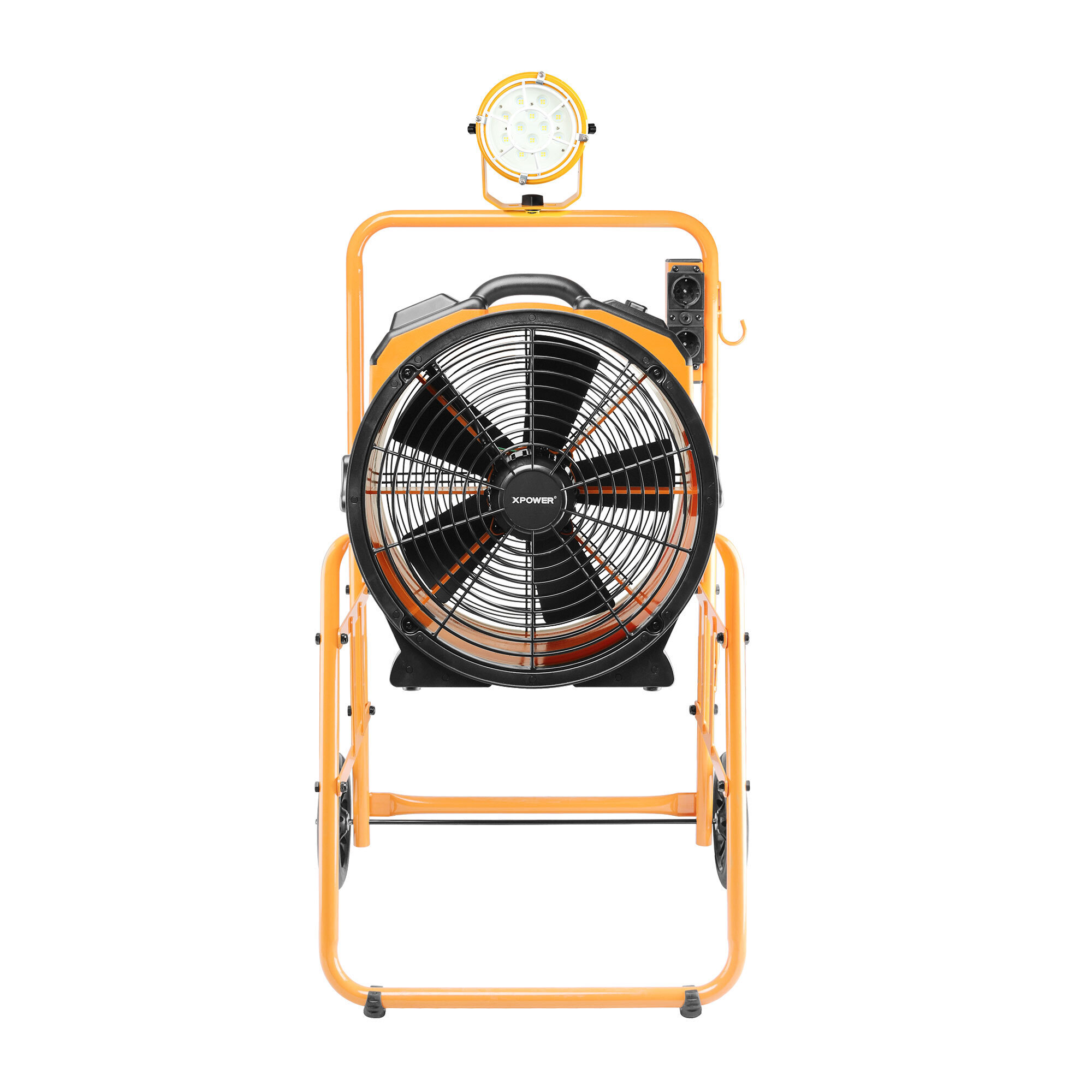XPOWER, 18in. Dock Fan W/Timer,Mobile Trolley,Light-Yellow, Fan Type ...
