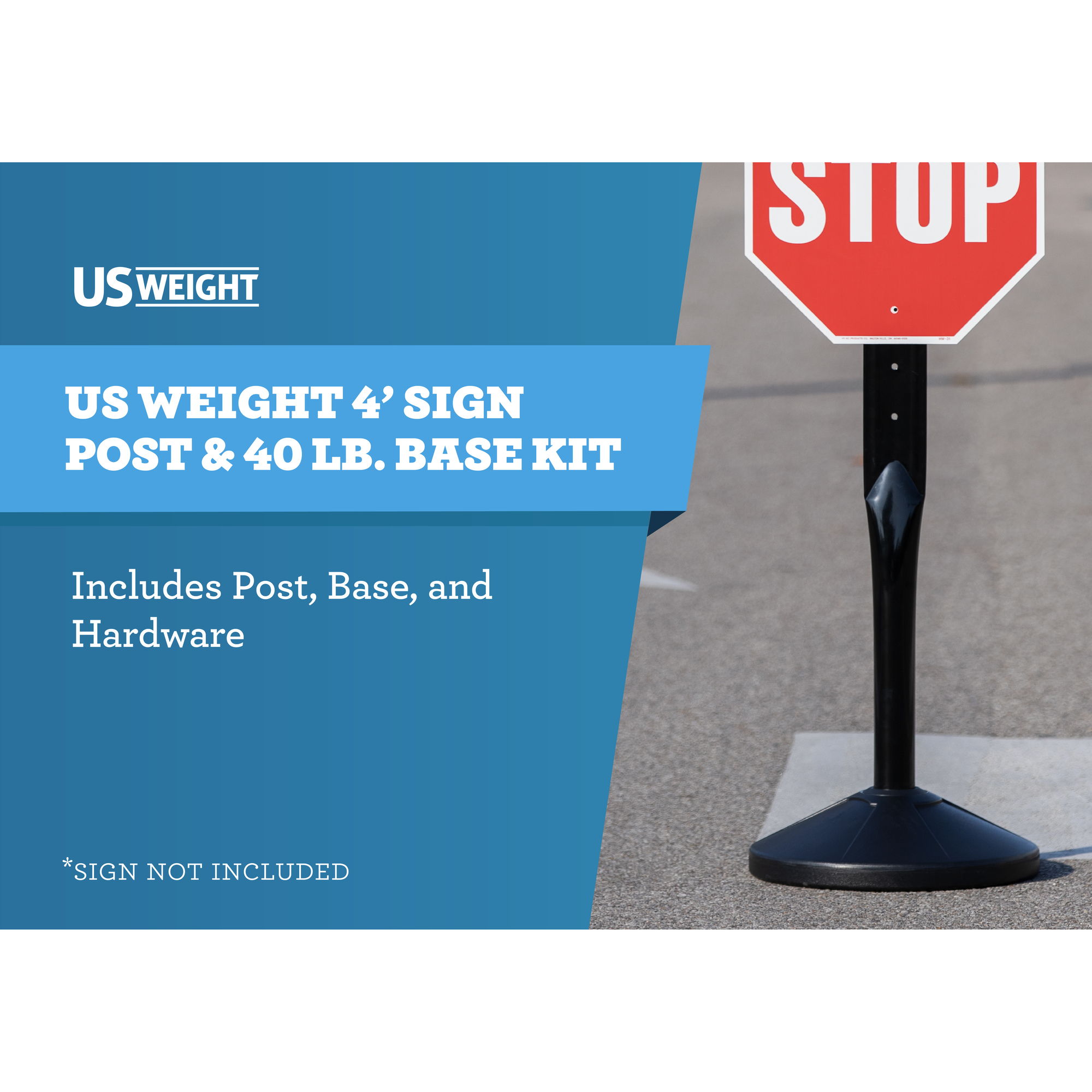 US Weight, Parking Sign Kit, Model# U2212 | Northern Tool