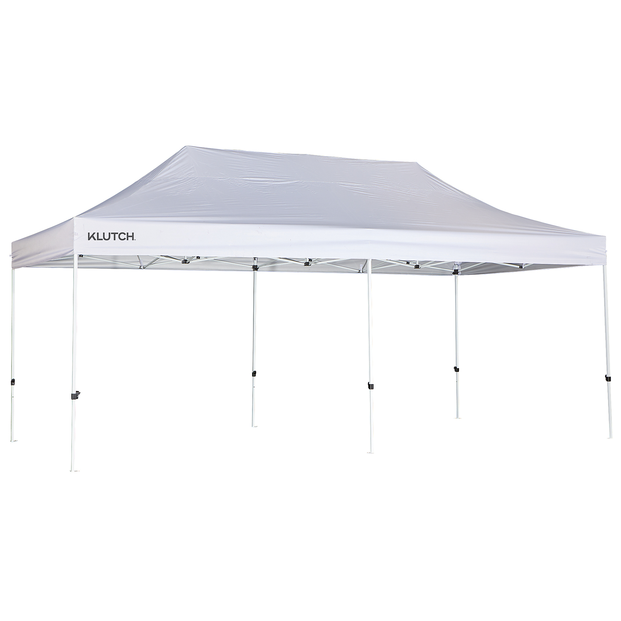 Klutch Canopy Tent 10ft. x 20ft., Commercial Strength, Powder-Coated ...