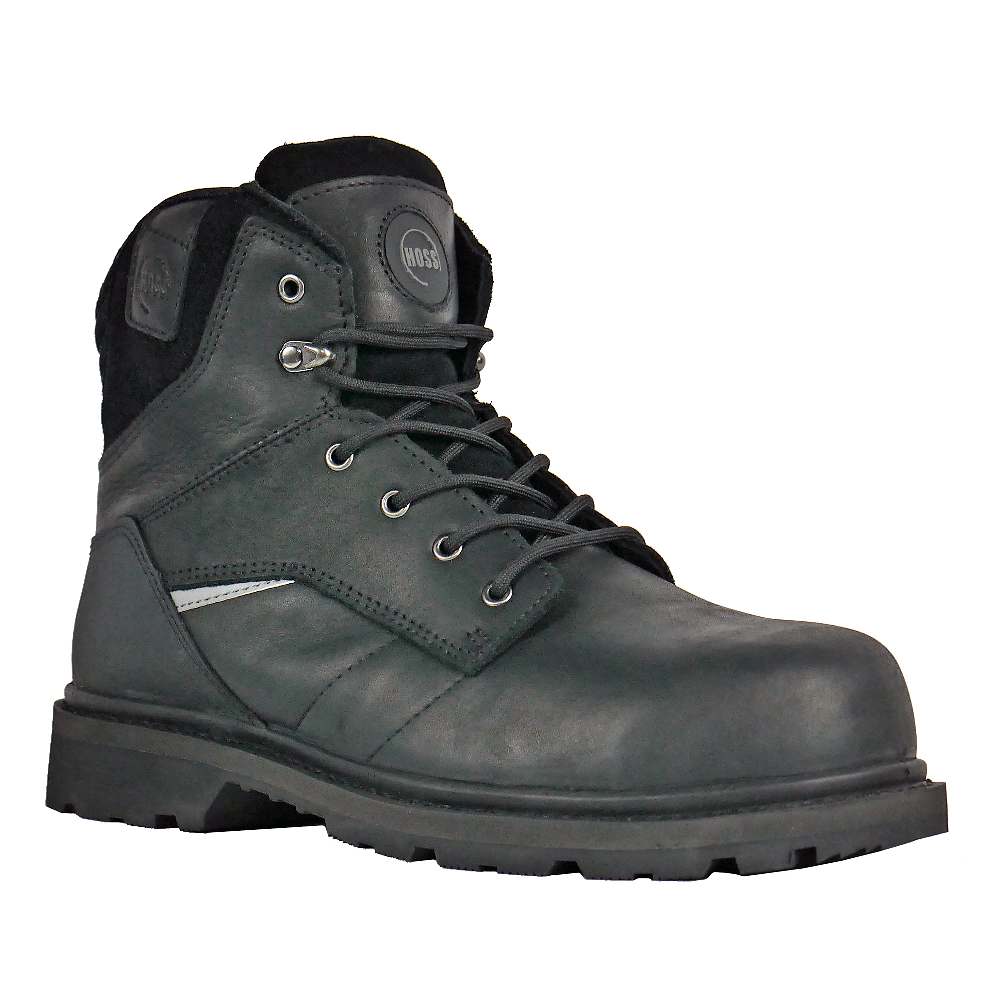 HOSS, Composite Toe, Full Grain Leather, Comfort Upper, Size 6 Width ...