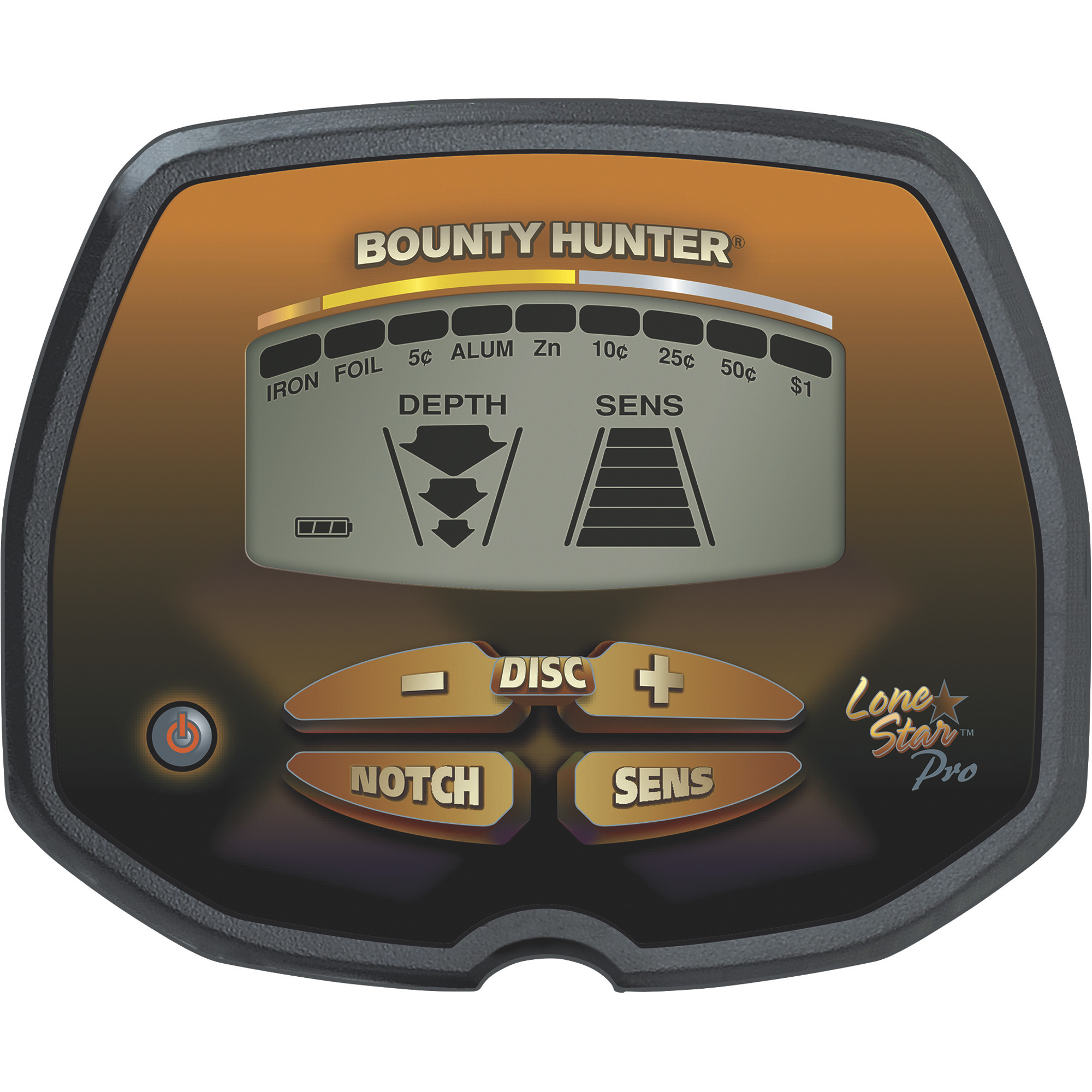 Bounty Hunter Lone Star Pro Metal Detector with Carrying Bag, Model ...