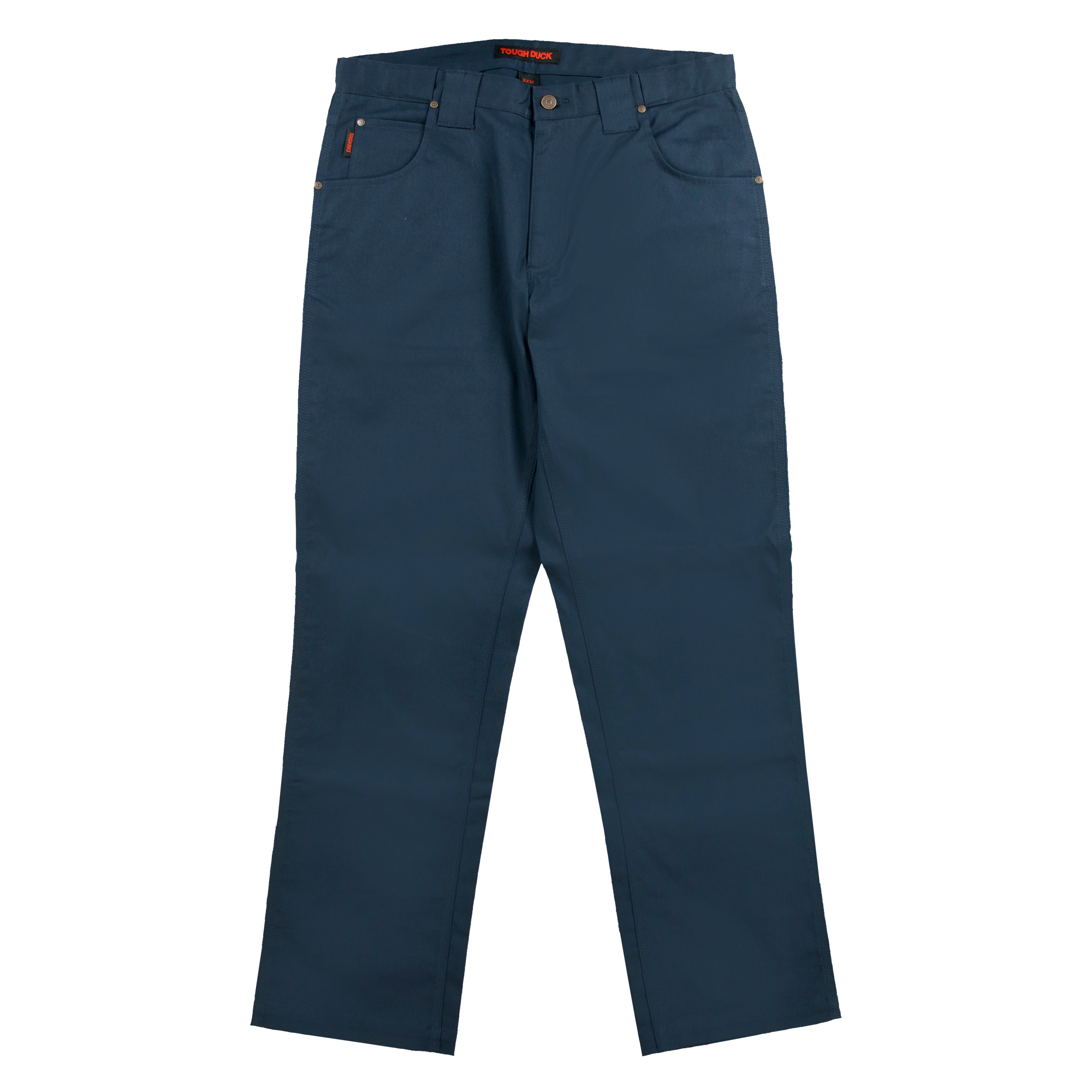 Tough Duck, Flex Twill Pant, Waist 46 in, Inseam 30 in, Color Denim, Model# WP090-NVY-46 ...