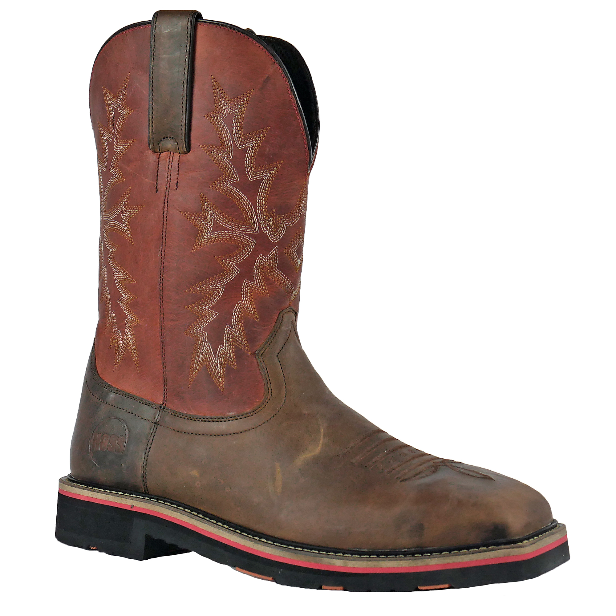 HOSS, Steel Toe, Honcho Leather 11in. Shaft, Premium Insol, Size 10 ...
