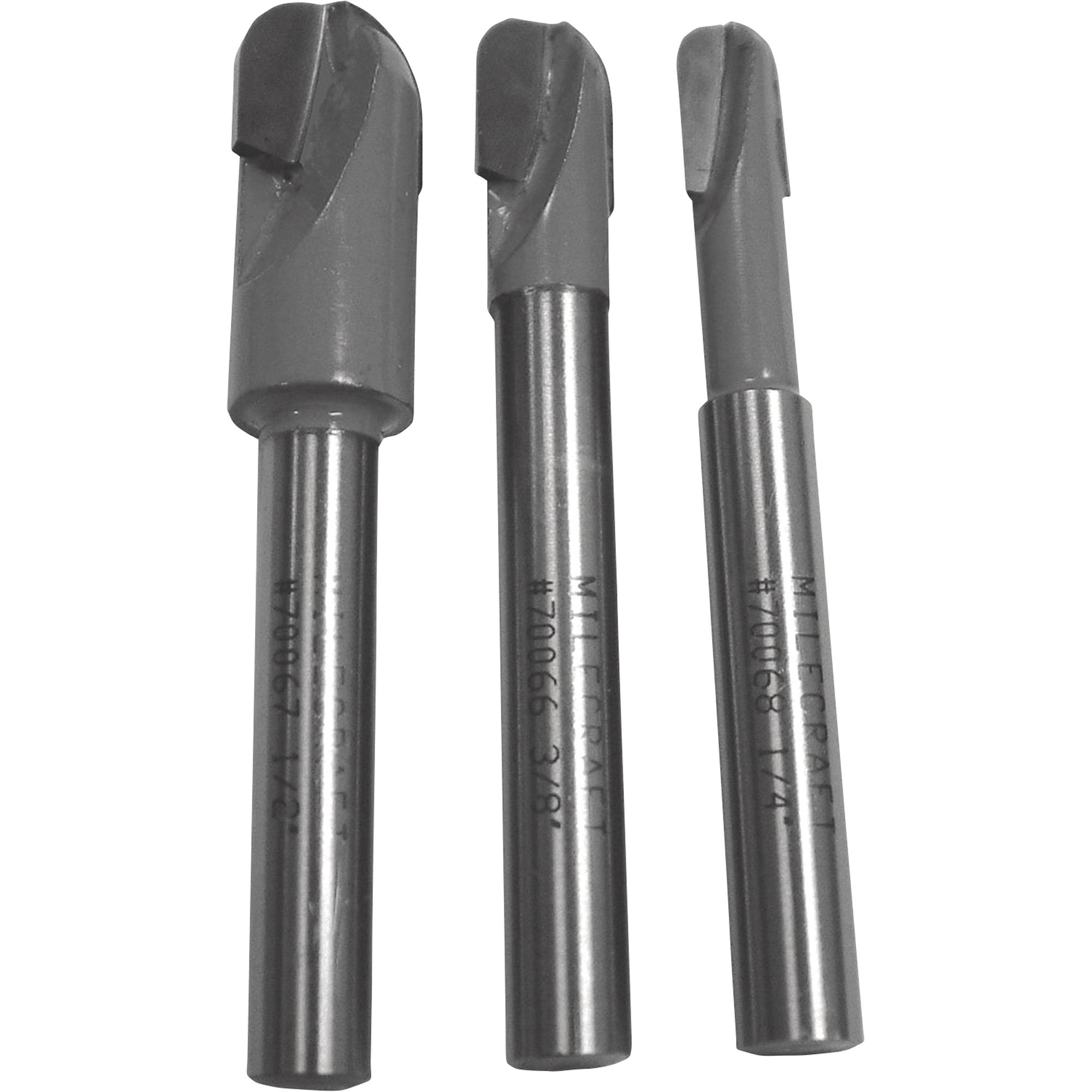 Milescraft Long Reach Router Bit Set — 3-Pc., Model# 22100700 ...
