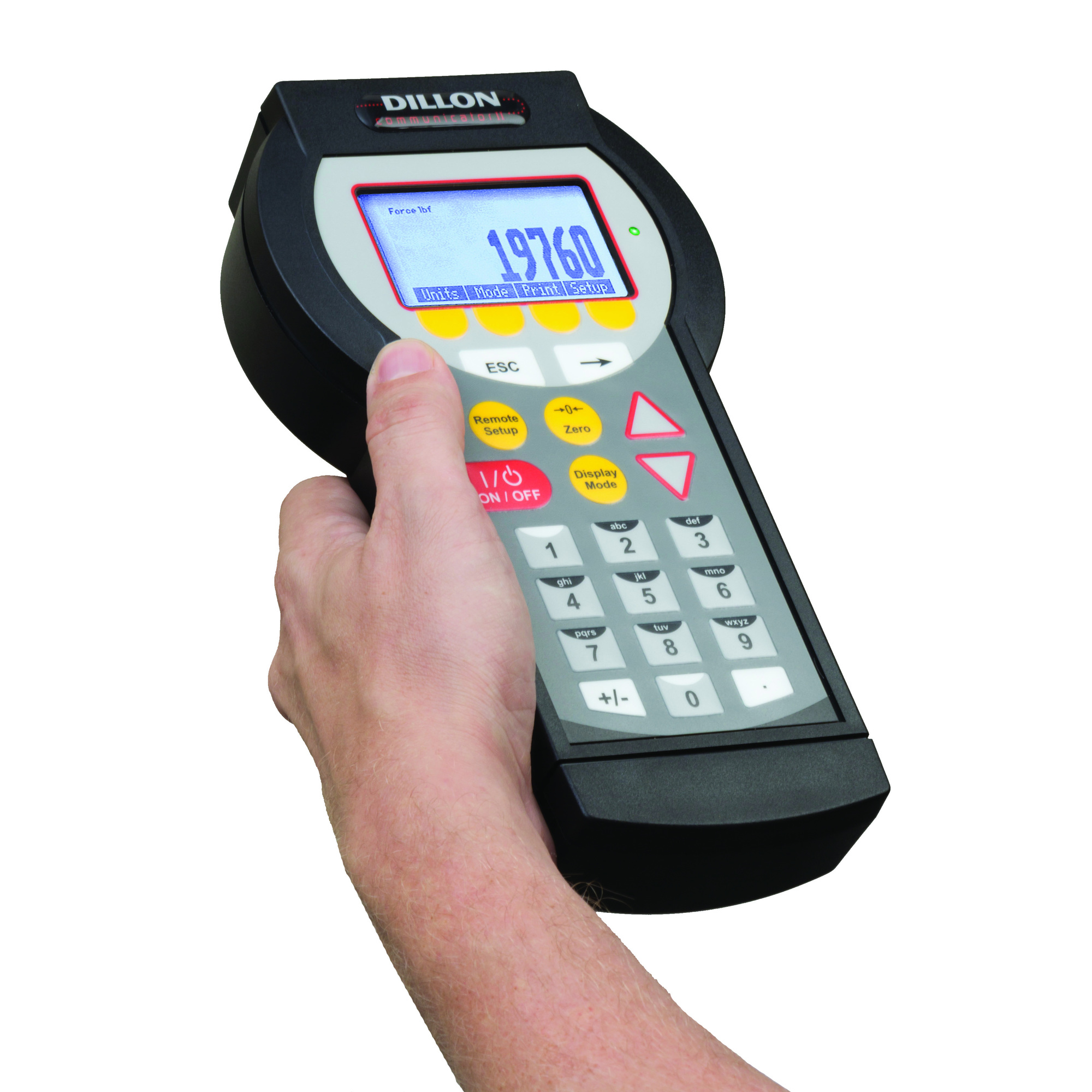 Dillon, Hand-held remote for EDXtreme Dynamometers, Model# Communicator ...