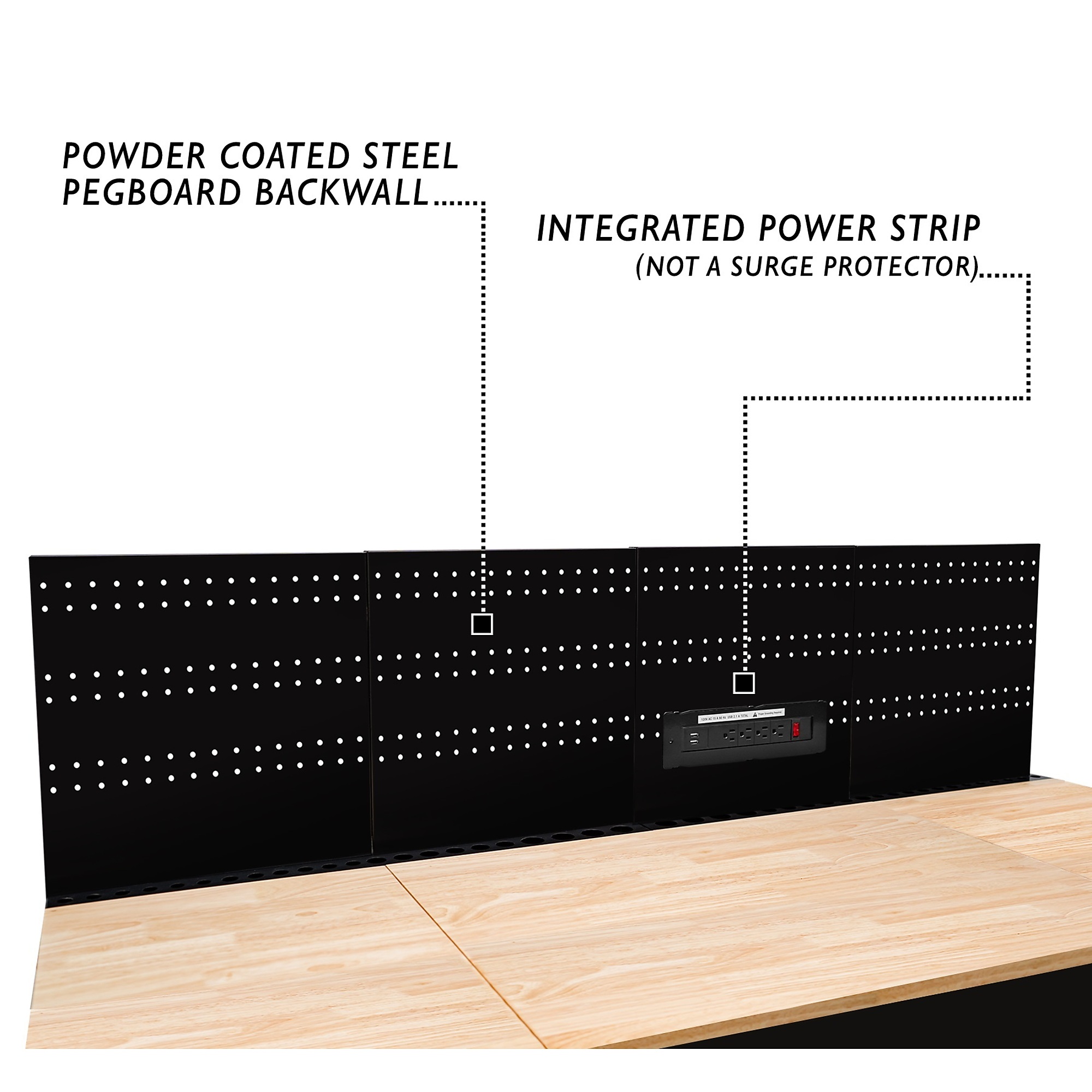 Viper Tool Storage 7-Drawer Workstation - 60.23in. x 20in., 21,210 Cu ...