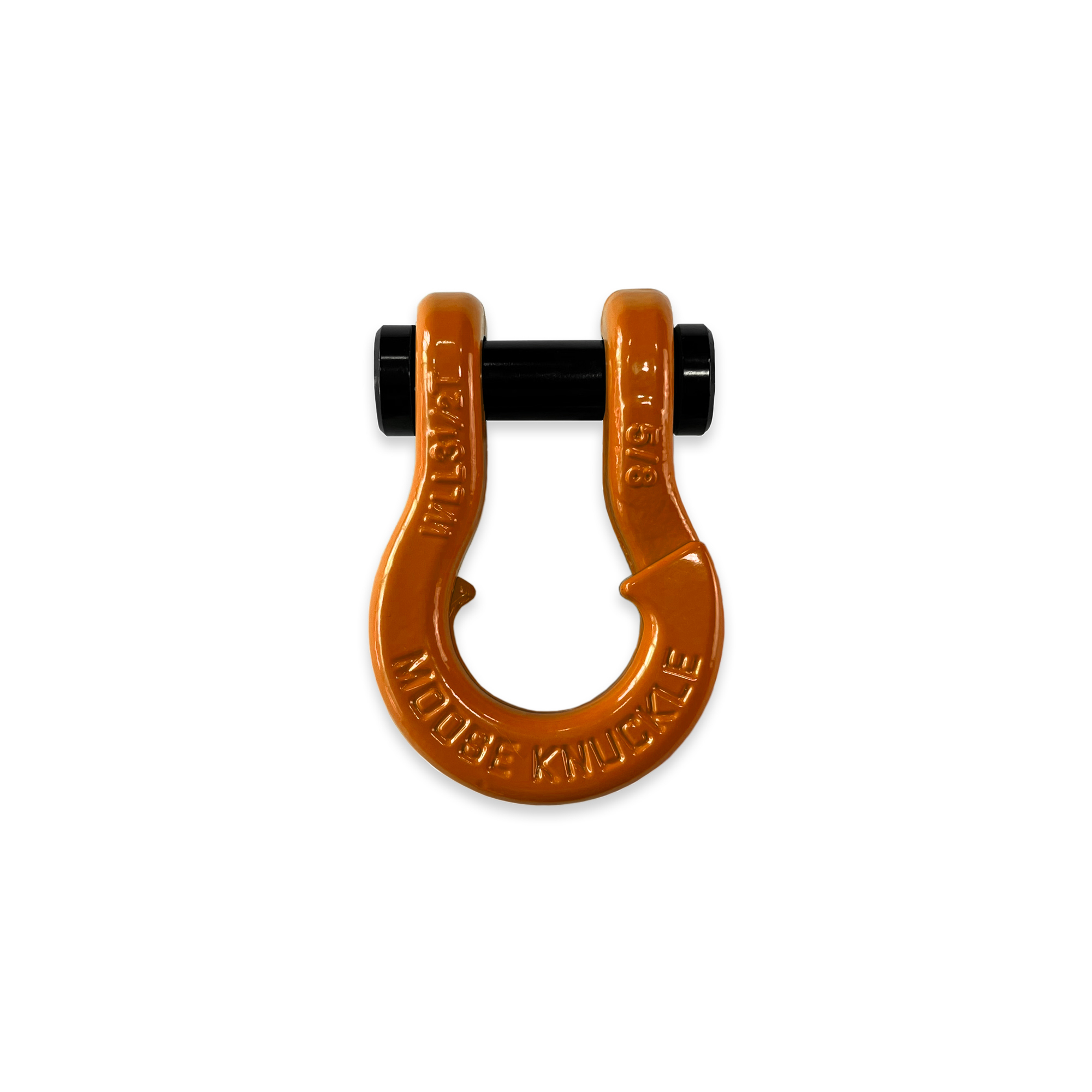 Moose Knuckle Offroad, 5/8 Recovery Towing Split Shackle Obscene Orange ...