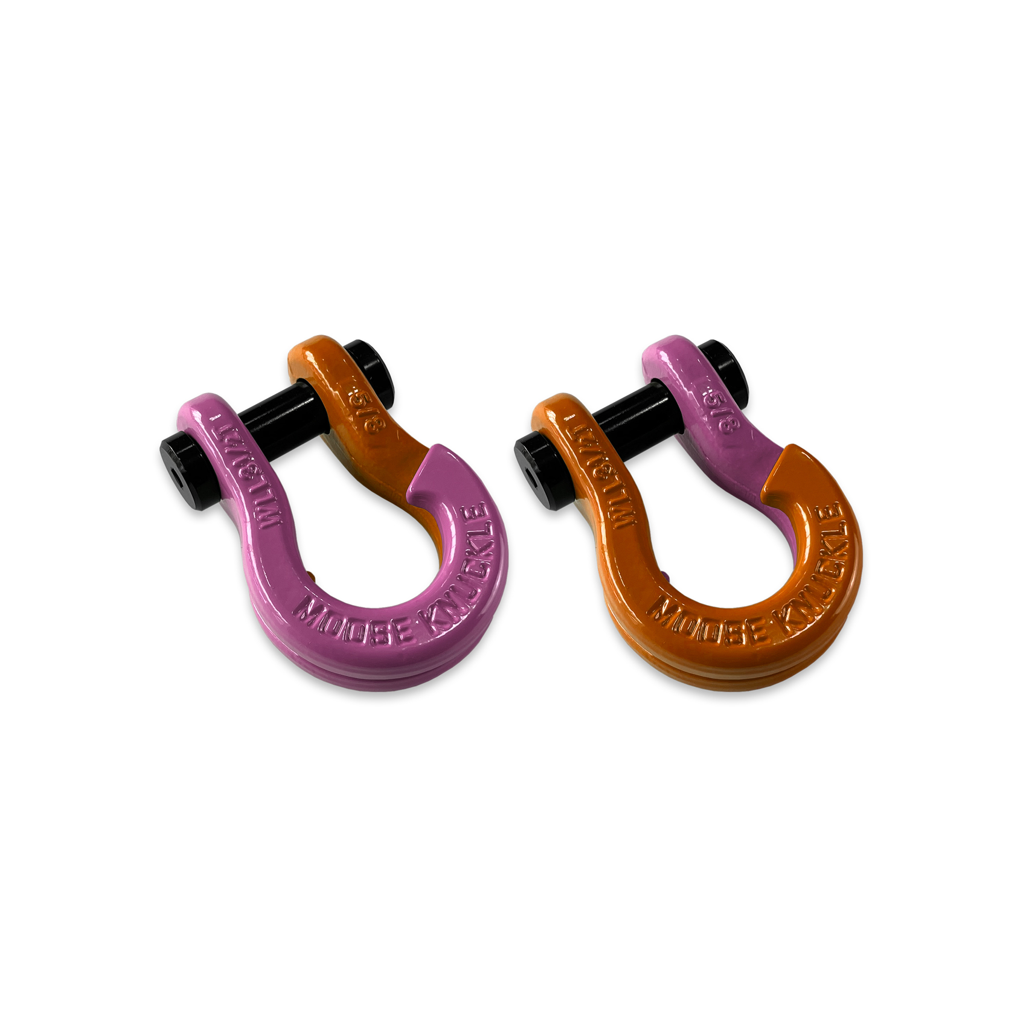 Moose Knuckle Offroad, 5/8 Recovery Split Shackle Pretty Pink / Obscene ...
