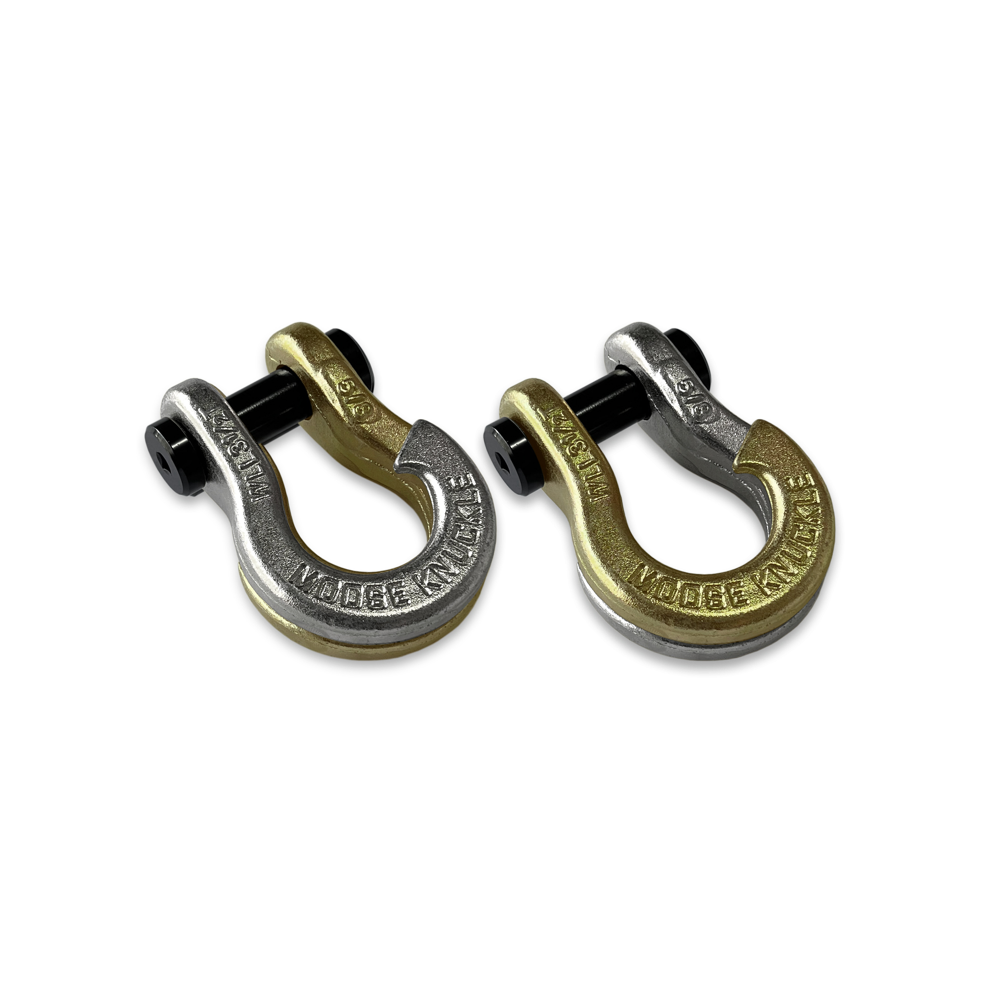 Moose Knuckle Offroad, 5/8 Recovery Towing Split Shackles Nice Gal ...