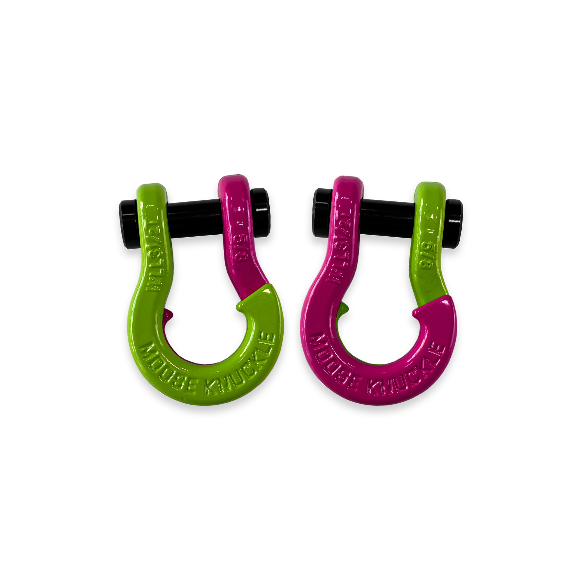 Moose Knuckle Offroad, 5/8 Split Shackle Sublime Green / Pogo Pink ...