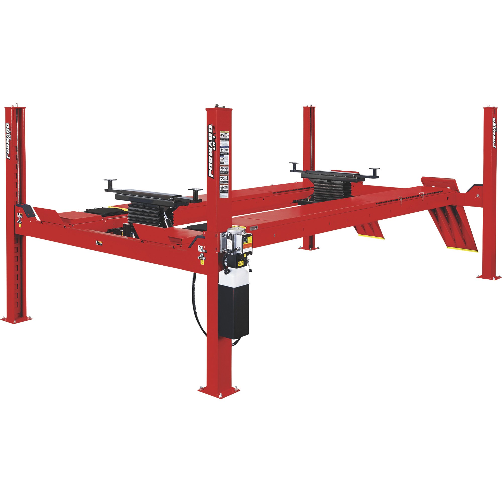 Forward Lift 4-Post Truck and Car Lift — 14,000 Lb. Capacity | Northern ...