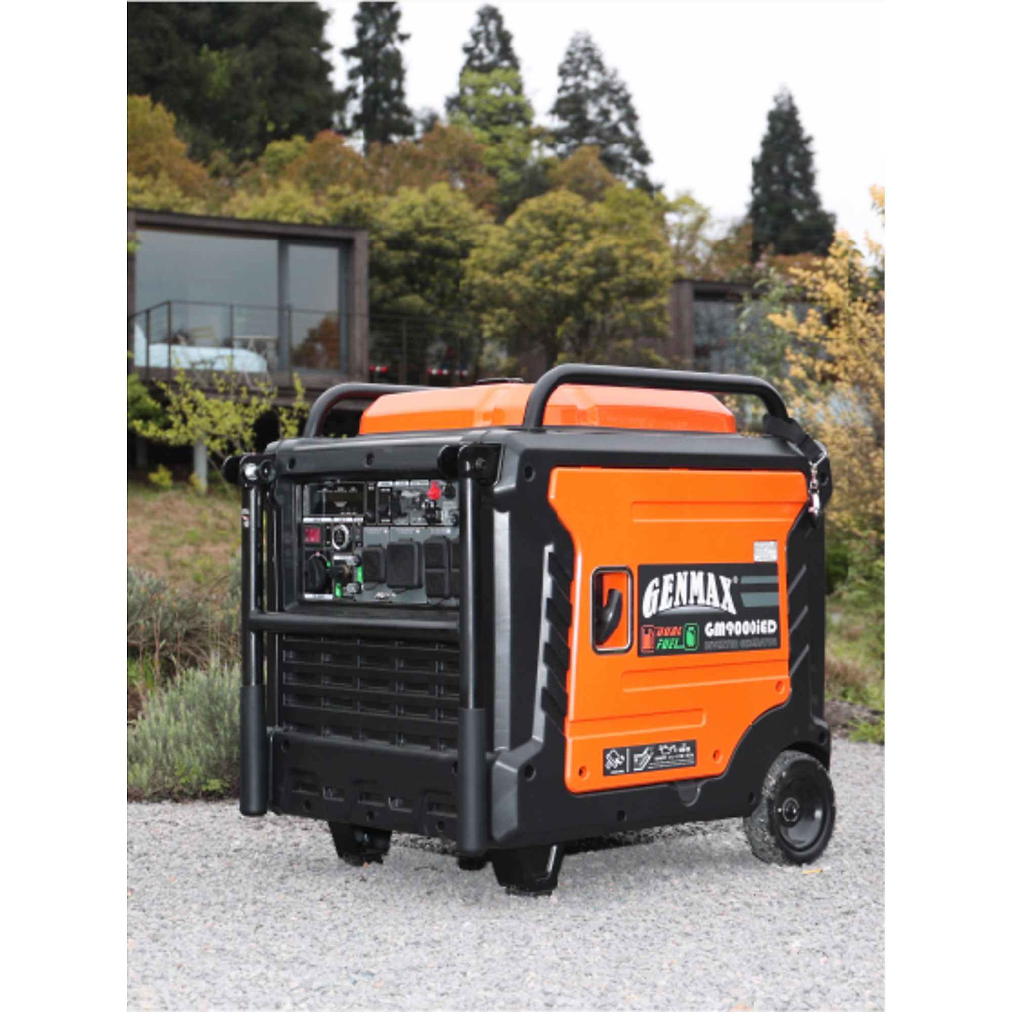 GENMAX, Portable Inverter Generator, 9000w Dual Fuel, Surge Watts 9000 ...