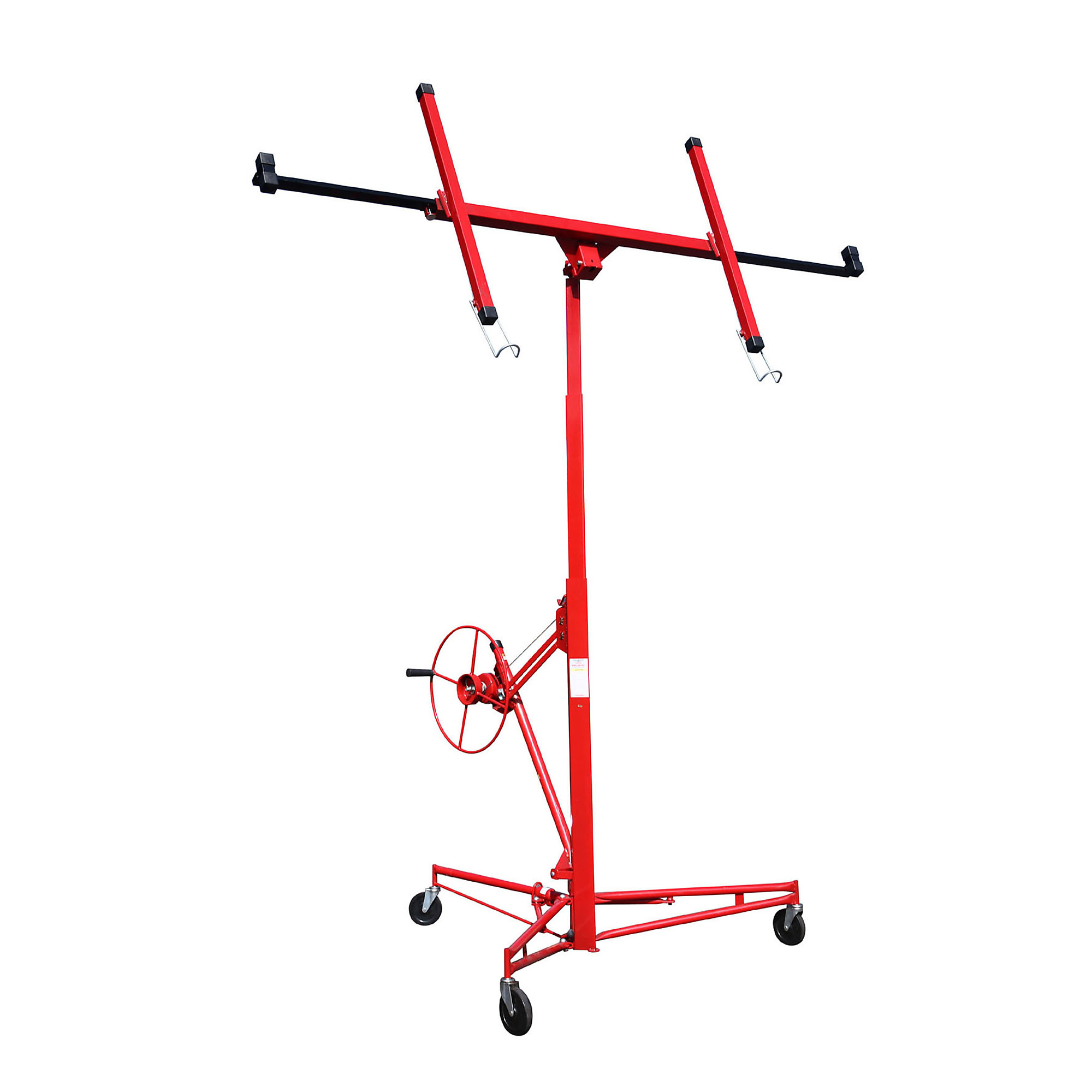 Shop Tuff Drywall Hoist - 150 lb Capacity, 16ft. Max Sheet Length, 11ft ...