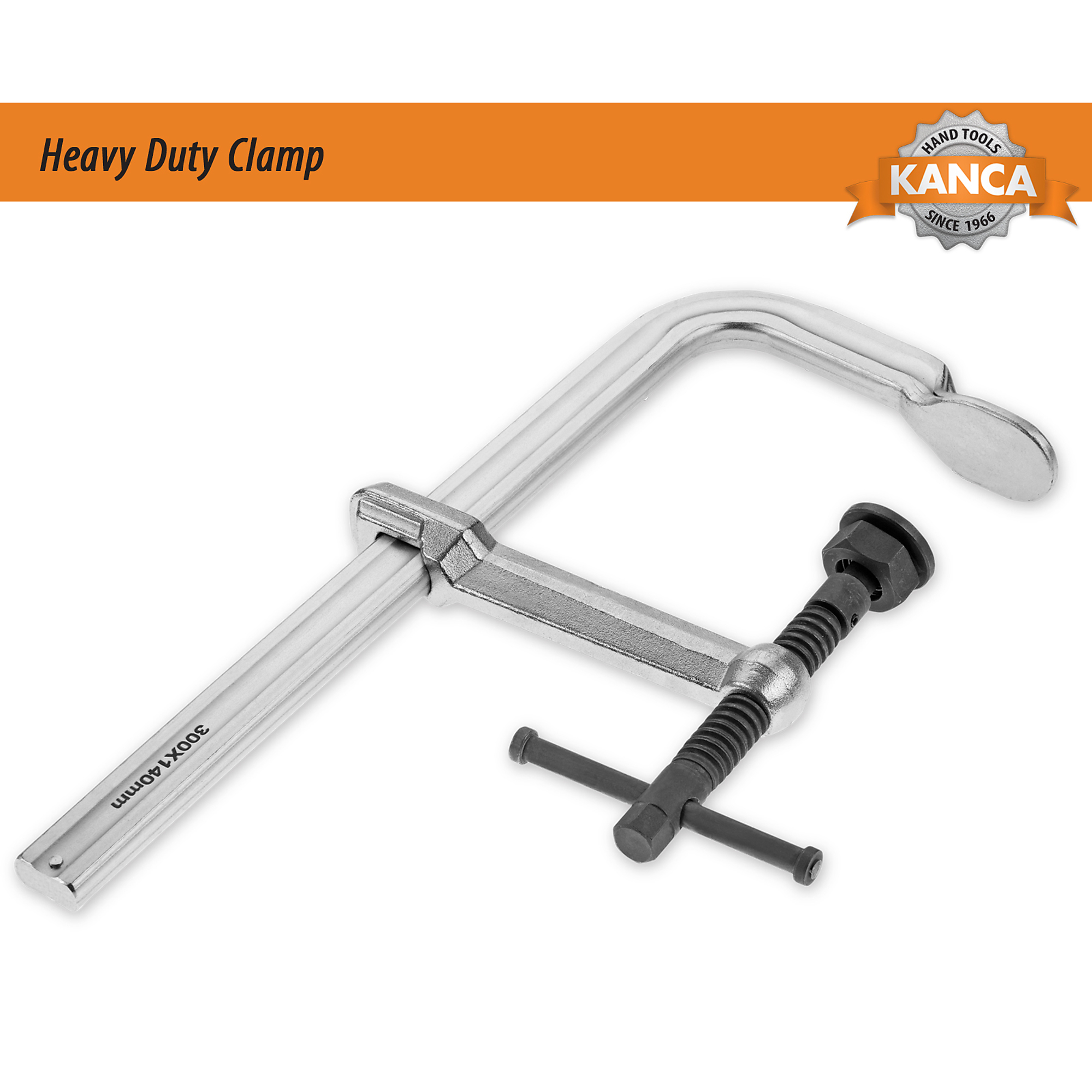 KANCA, HEAVY DUTY CLAMP 1000 MM - 40in., Clamp Pressure 2700 lb ...