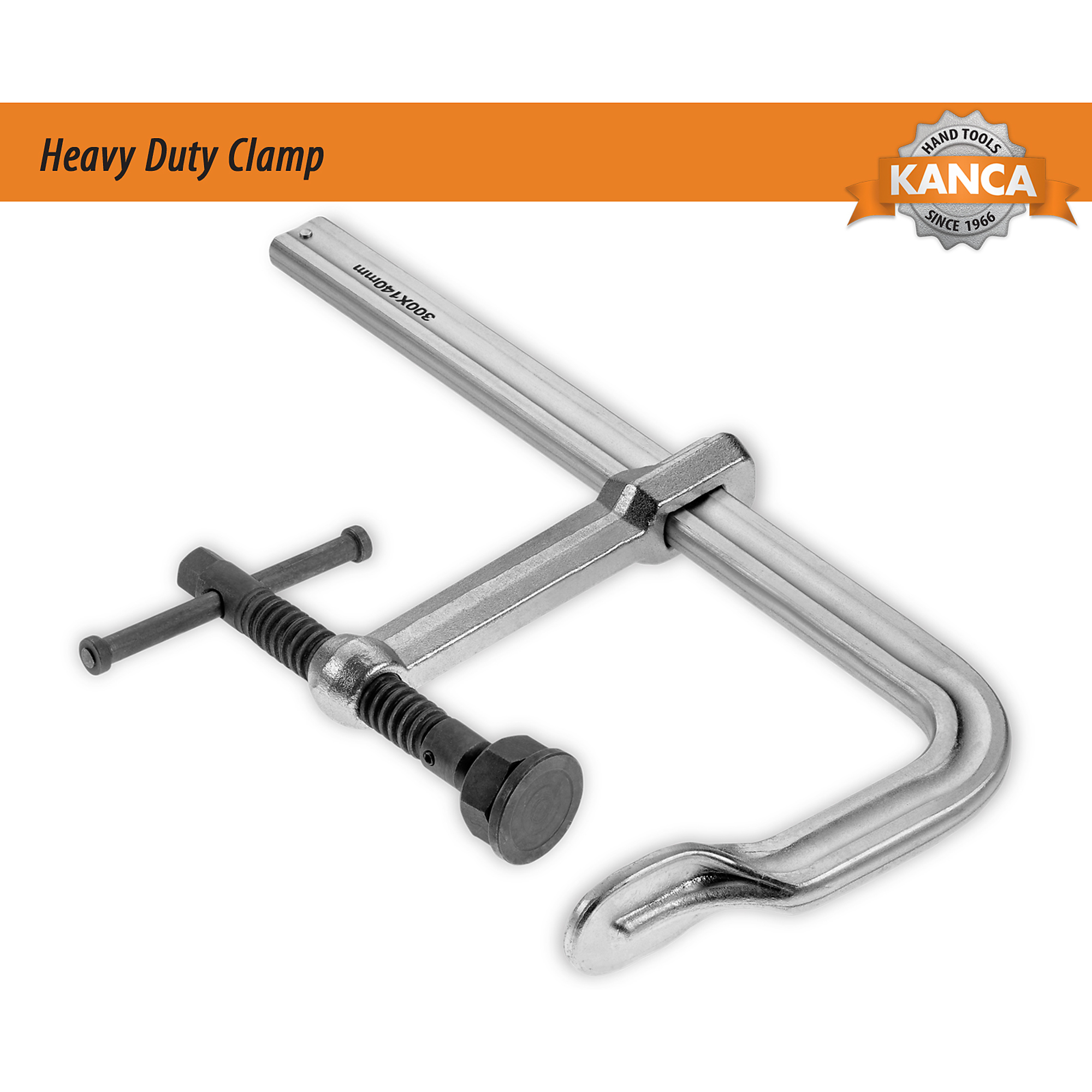 KANCA, HEAVY DUTY CLAMP 1000 MM - 40in., Clamp Pressure 2700 lb ...