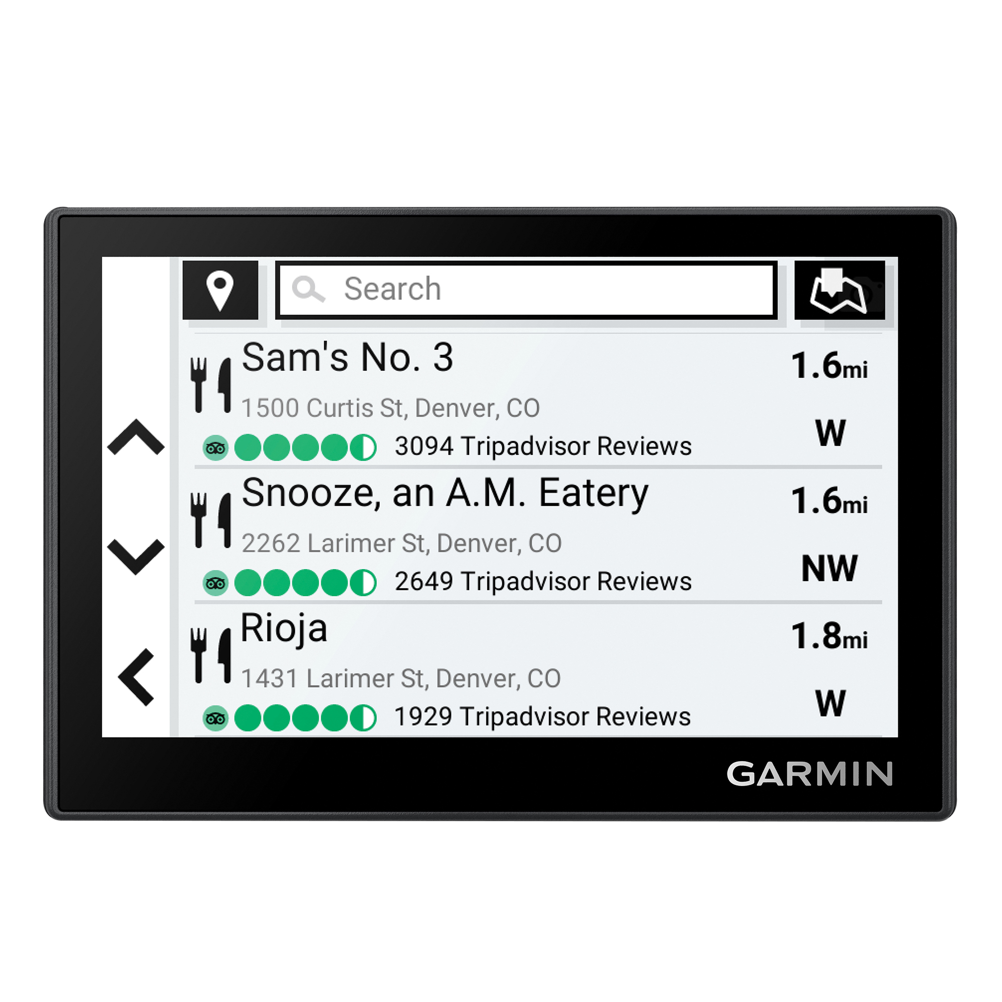 Garmin Drive™, 53 5in. GPS Navigator, Monitor Size 5 in, Power Source ...