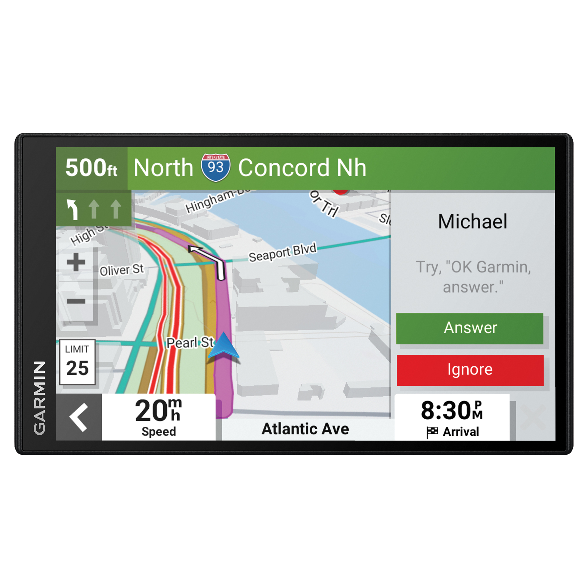 Garmin DriveSmart™, 76 GPS Navigator with Traffic Alerts, Monitor Size ...