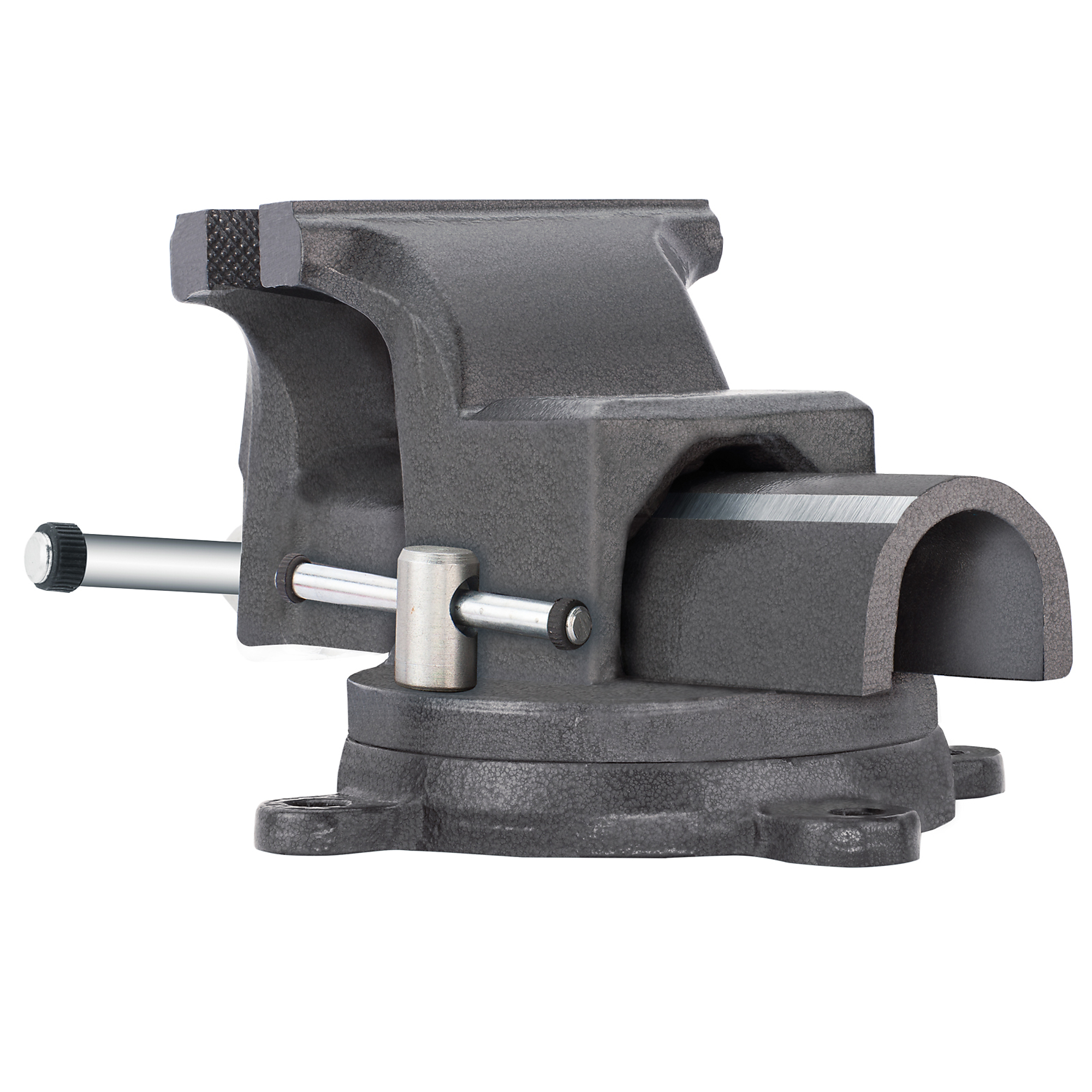 KANCA Kanex Bench Vise with Swivel Base - 6in. Jaw Width, 7in. Jaw ...