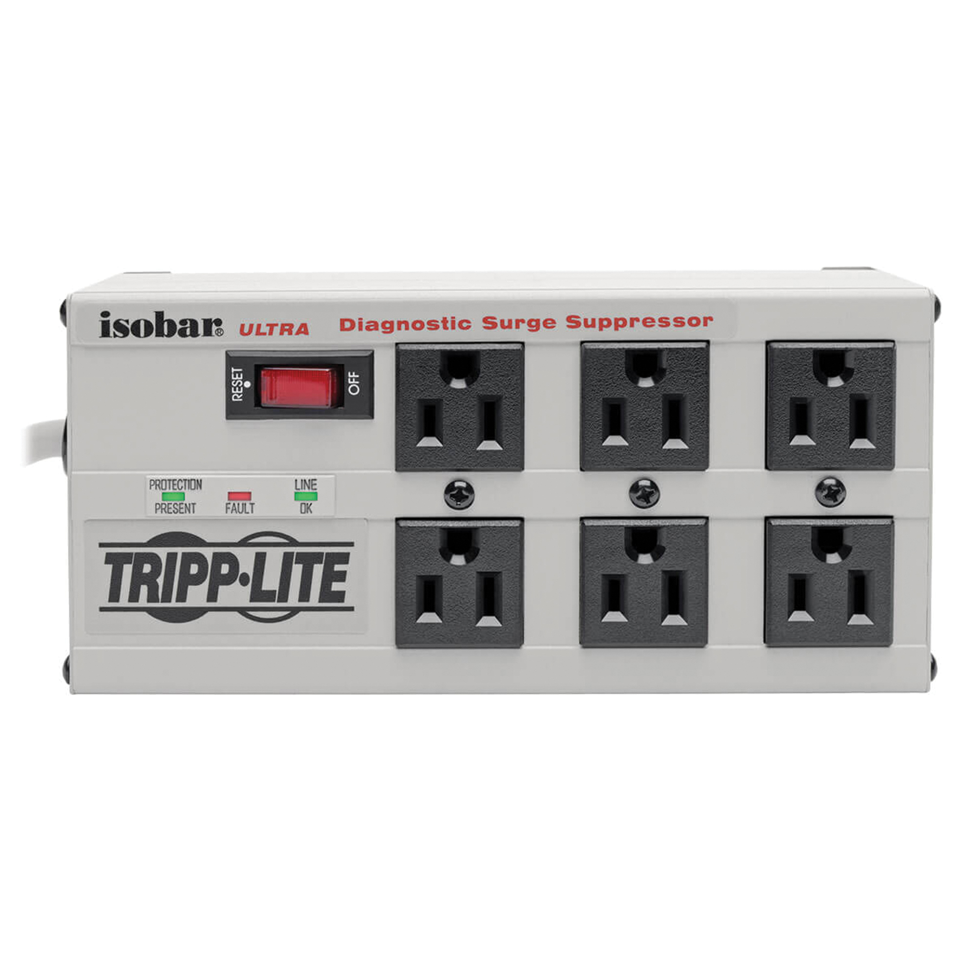 Tripp Lite ISOBAR®, Premium 6-Outlet Surge Protector, Cord Length 6 ft ...