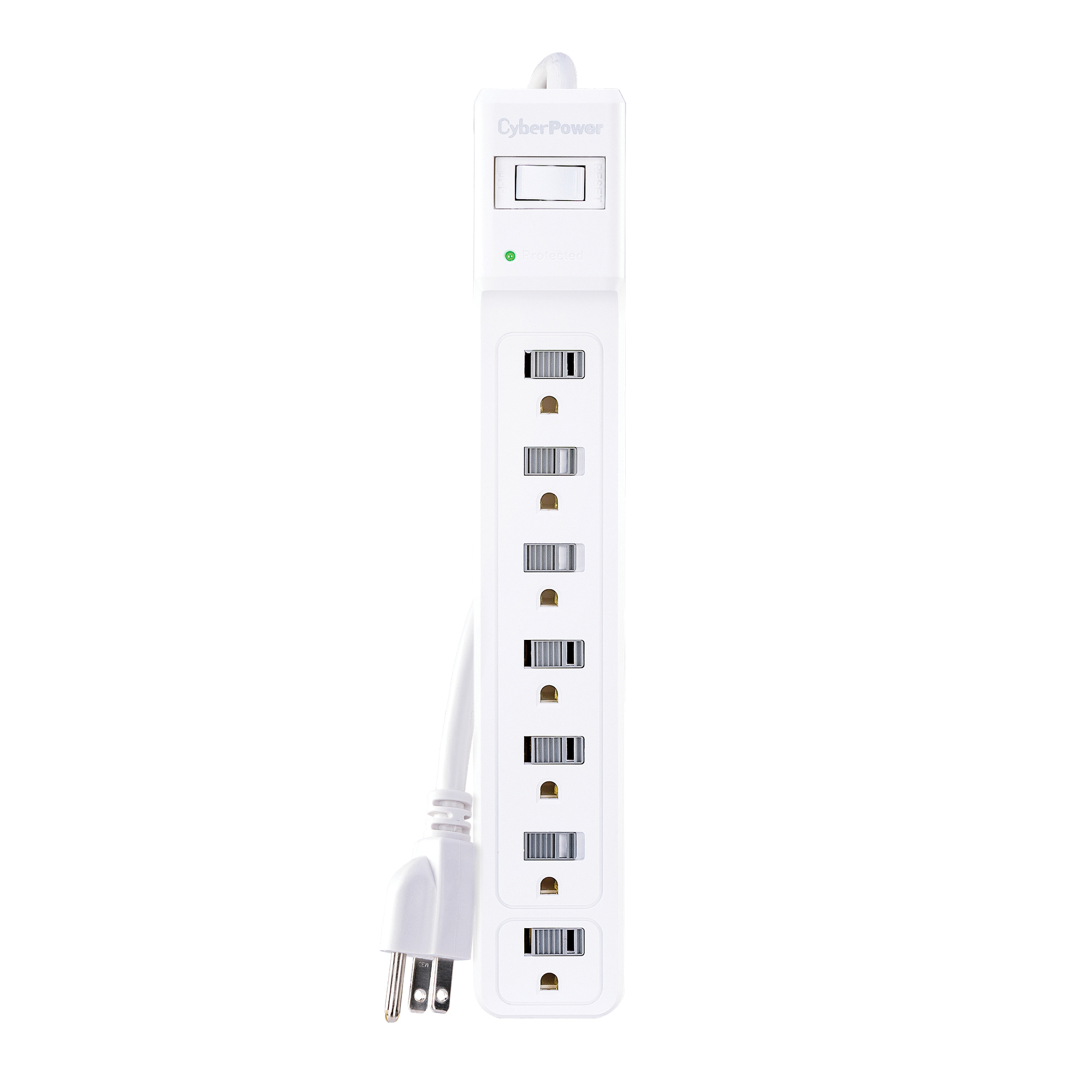 CyberPower Essential Series, Essential Series 7-Outlet Power Strip ...