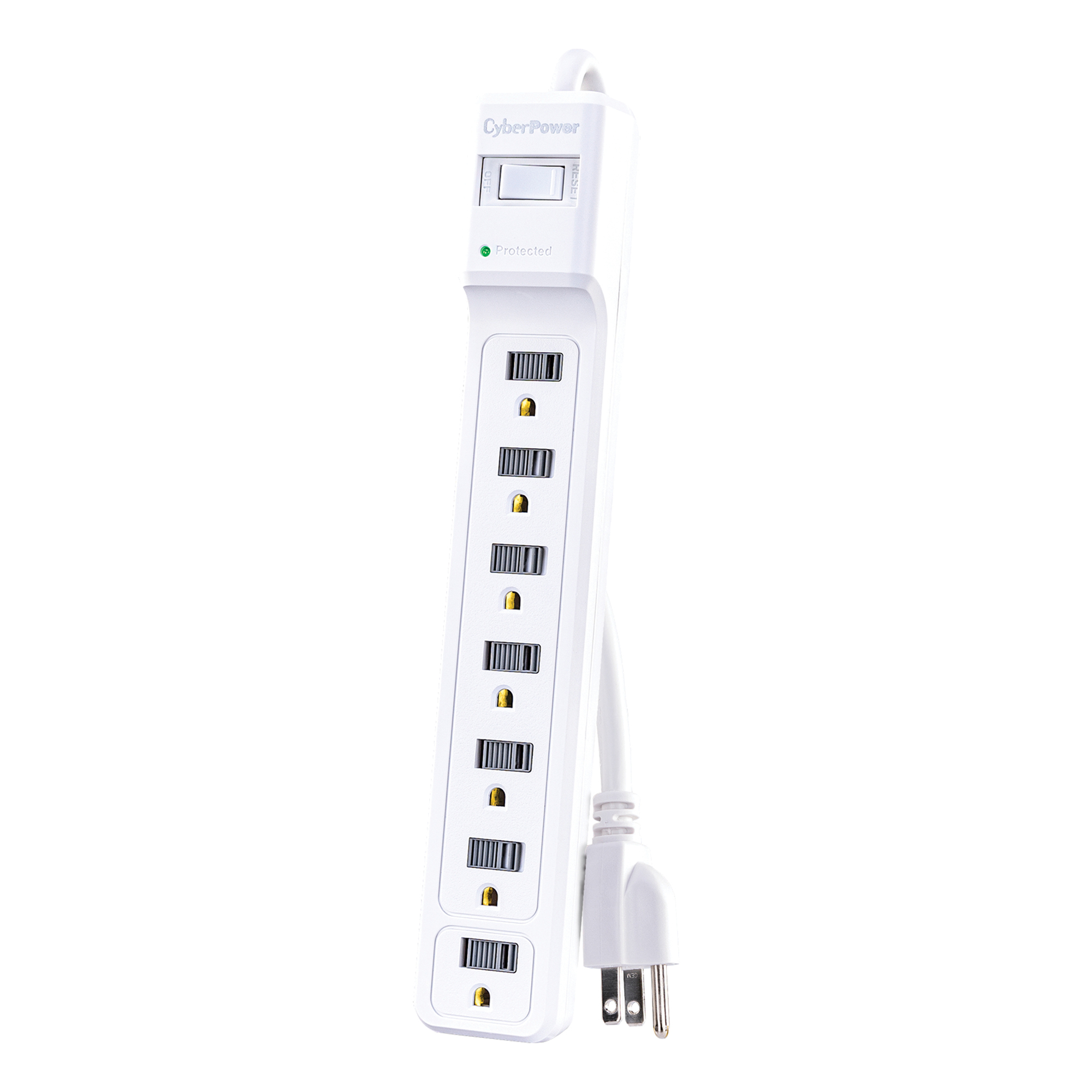 CyberPower Essential Series, Essential Series 7-Outlet Power Strip ...