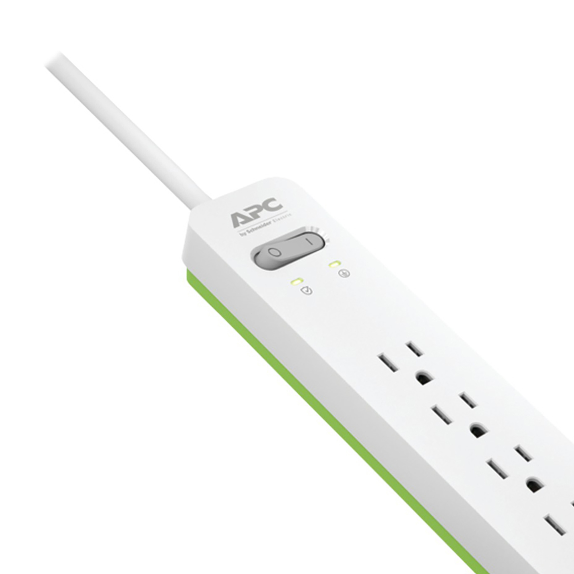 APC SurgeArrest®, 7-Outlet Surge Protector, Cord Length 6 ft, Cable ...