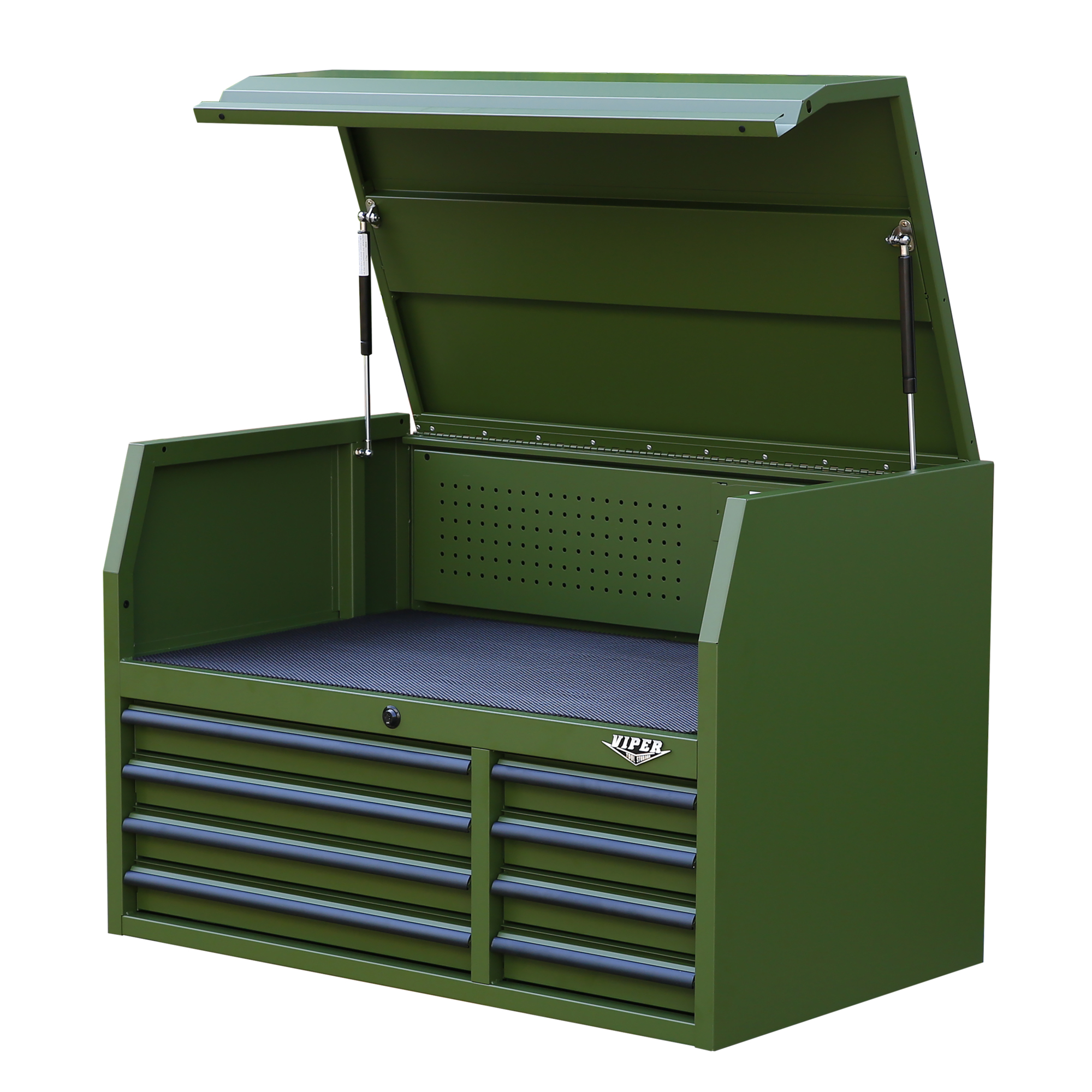 Viper Tool Storage 8-Drawer Steel Top Chest - 40.9in. Width, 26.6in ...