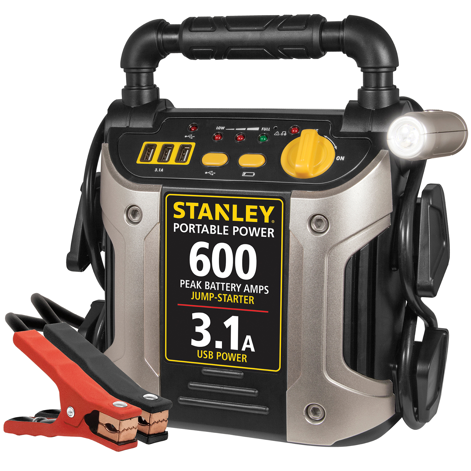 Stanley, Jump Starter and Power Station, Amps 600 Volts 12 Model# J309 ...