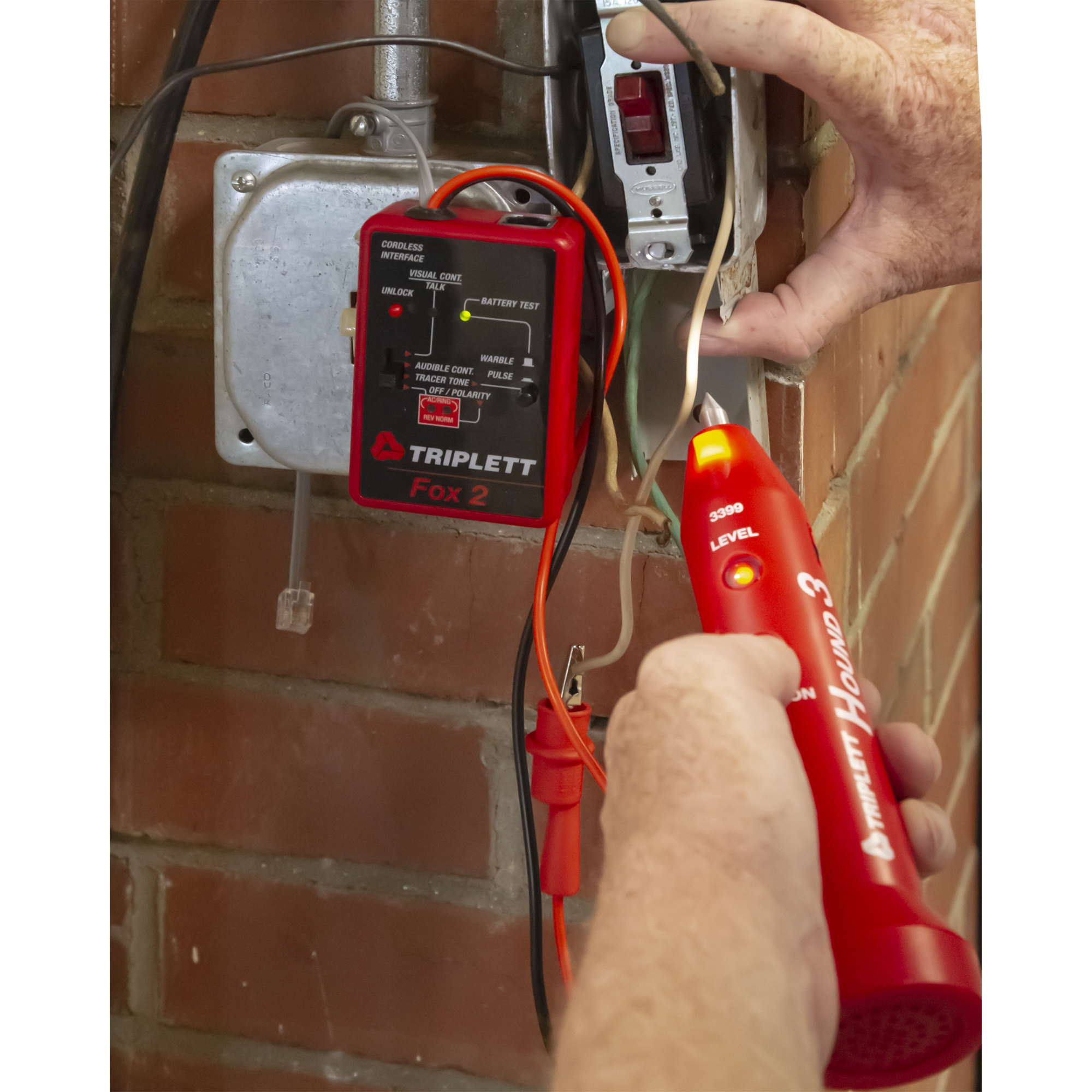 Triplett, Fox Hound, Fox 2 Hound 3 Wire Tracing Kit, Model# 3399 ...