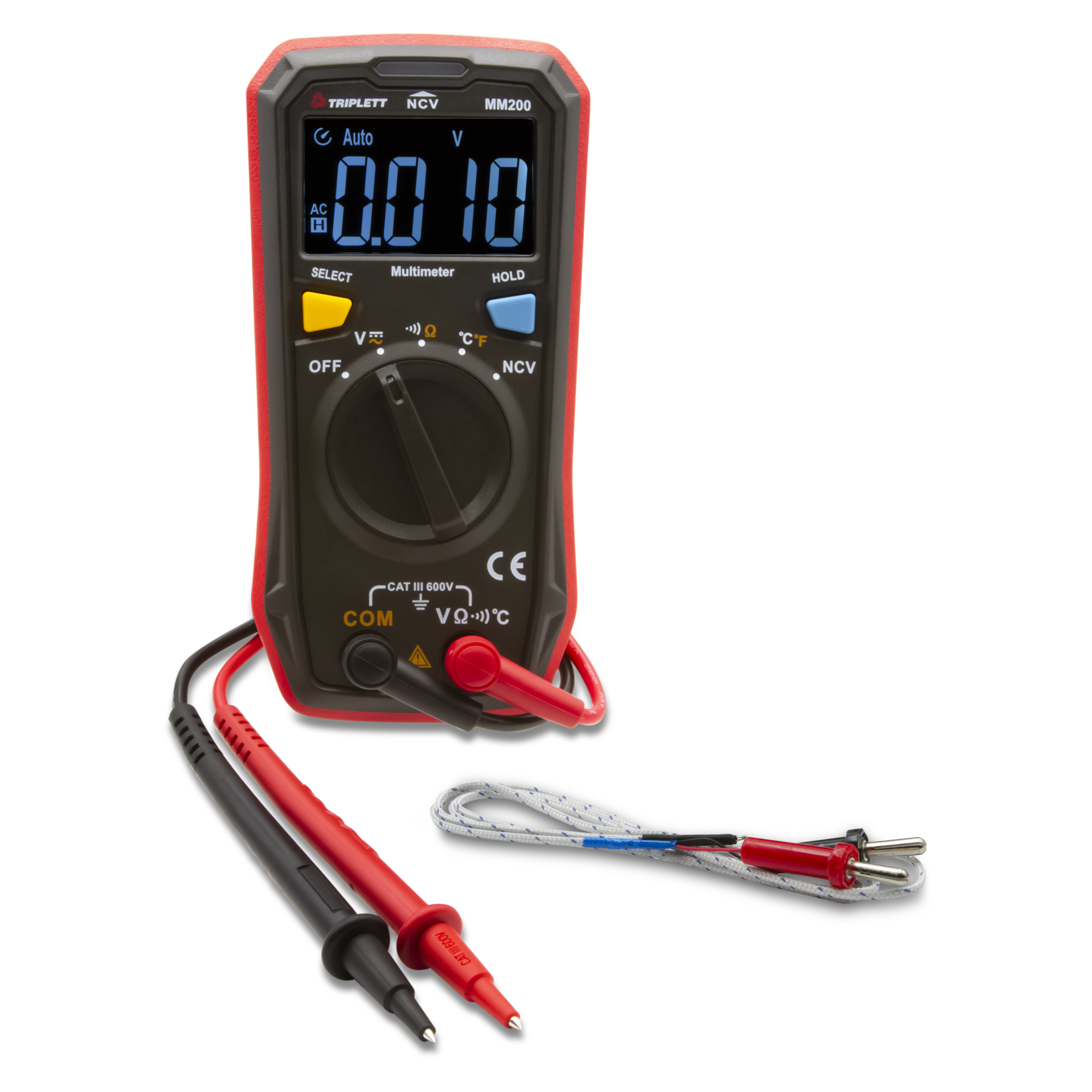 Triplett, Compact Multimeter with EBTN display, Model# MM200 | Northern ...