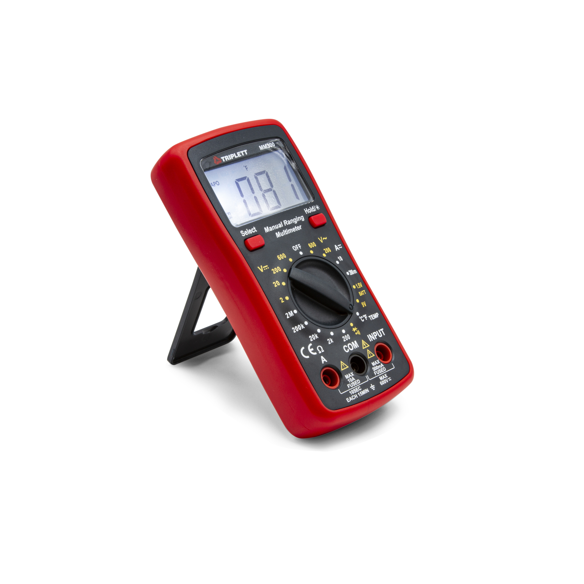 Triplett, TRMS Manual Ranging Digital Multimeter, Model# MM300 ...