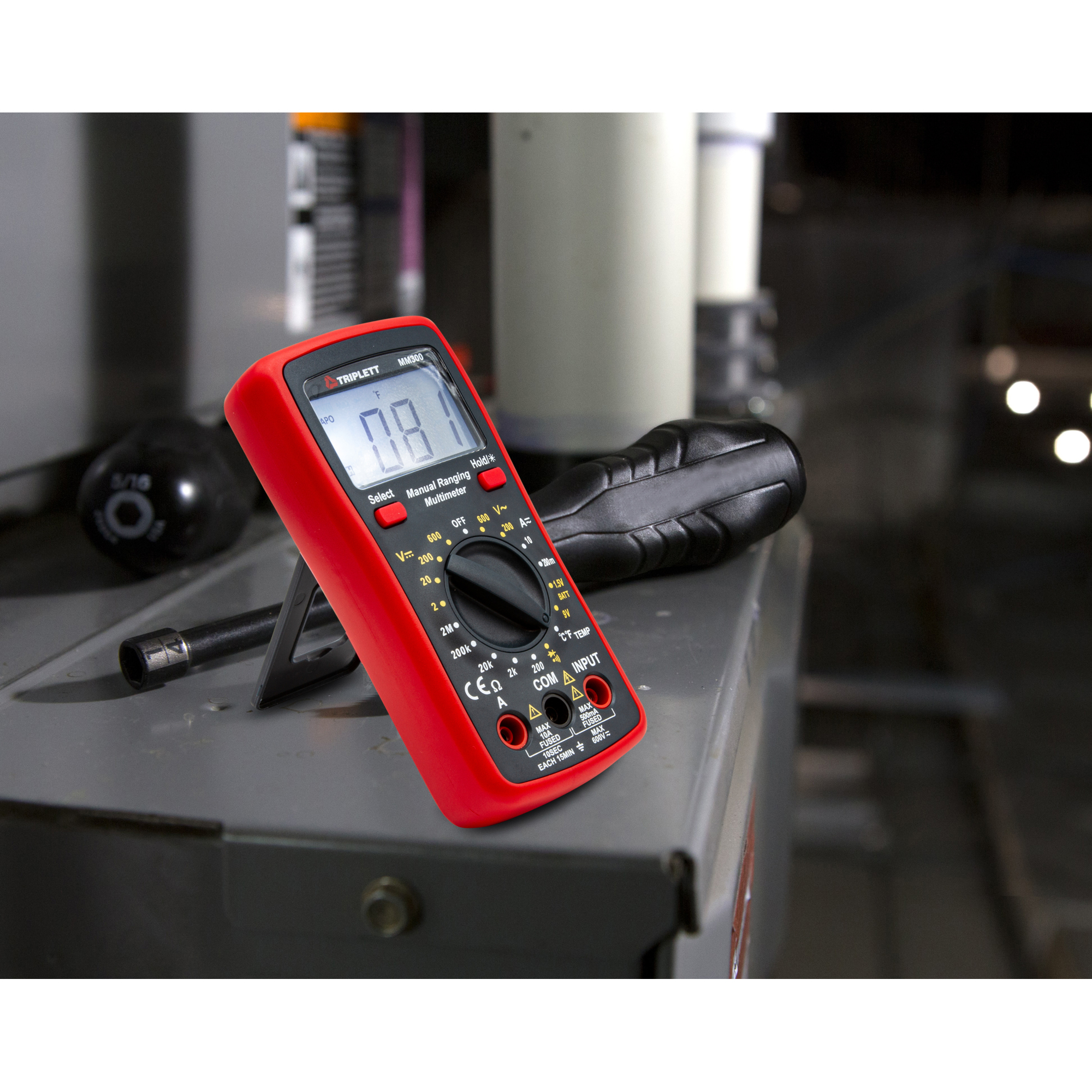 Triplett, TRMS Manual Ranging Digital Multimeter, Model# MM300 ...