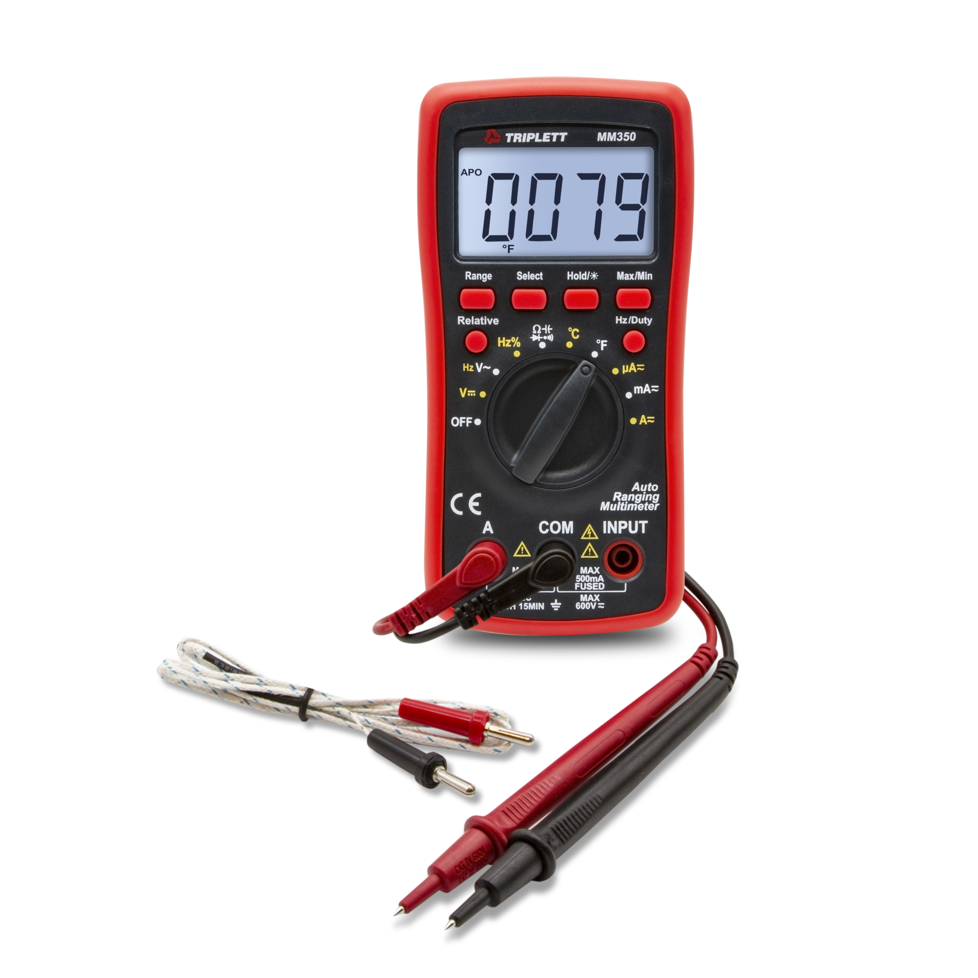 Triplett, TRMS Auto Ranging Digital Multimeter, Model# MM350 | Northern ...