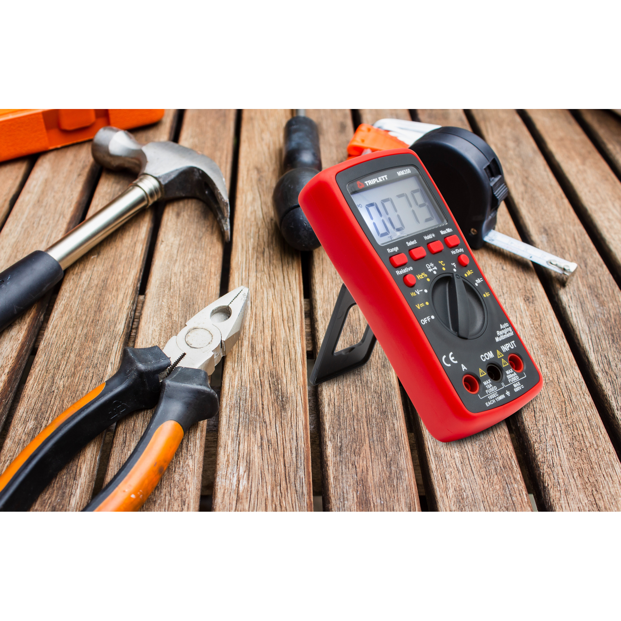 Triplett, TRMS Auto Ranging Digital Multimeter, Model# MM350 | Northern ...