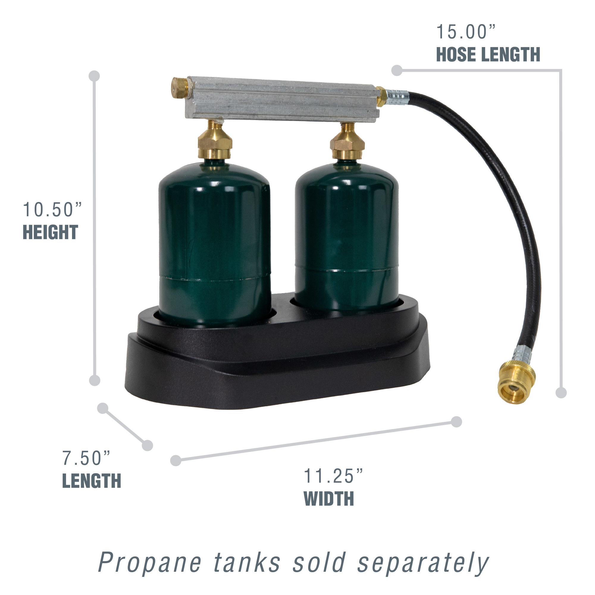 Mr. Heater, Dual-Tank Hook Up Kit, Included (qty.) 1 Material Steel ...