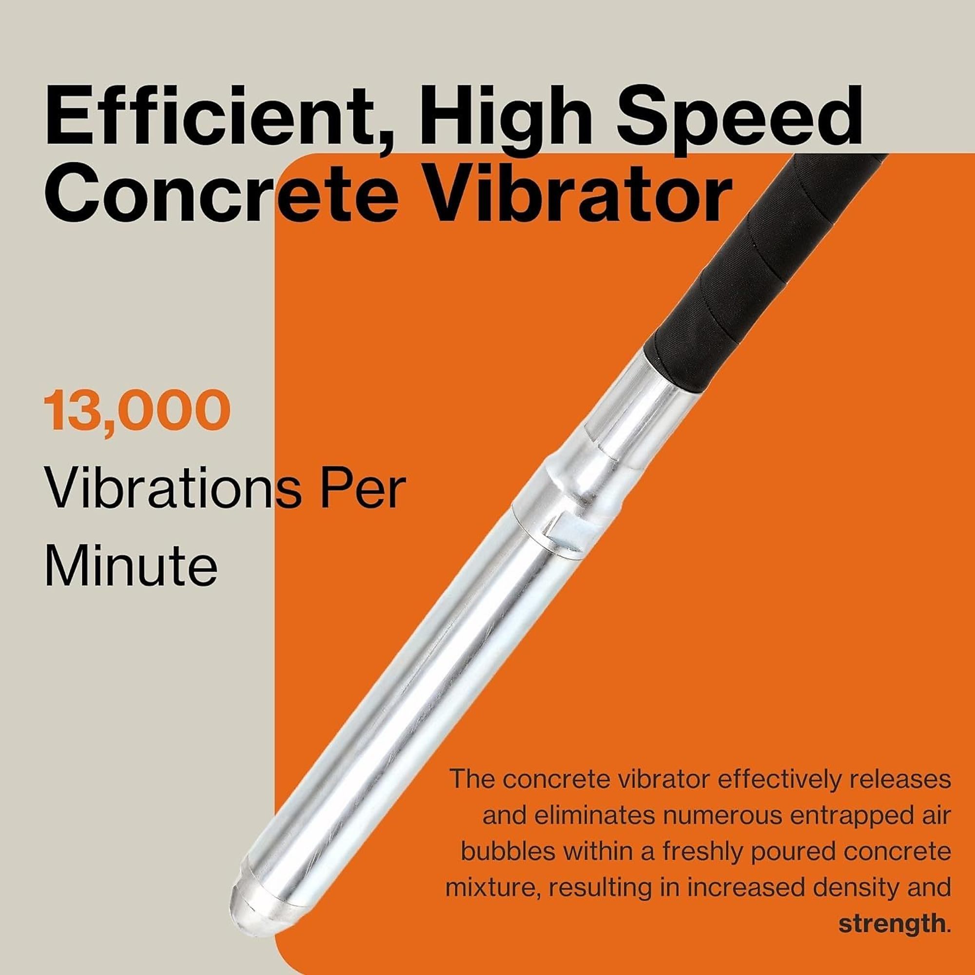 SuperHandy, Concrete Vibrating Power Tool Cordless, Vibrations Per ...