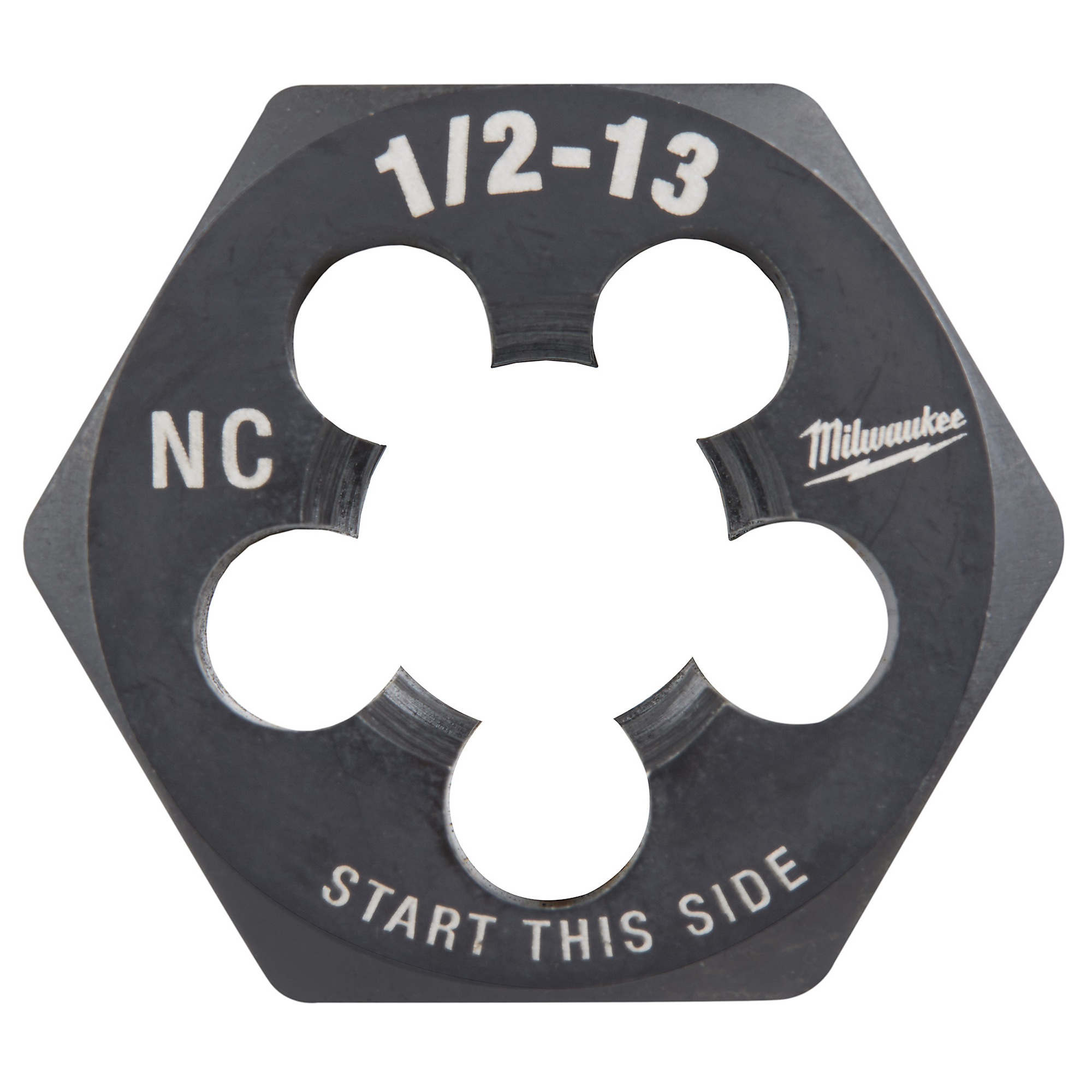 Milwaukee, 1/2in.-13 NC 1in. Hex Threading Die, Pieces (qty.) 1 ...