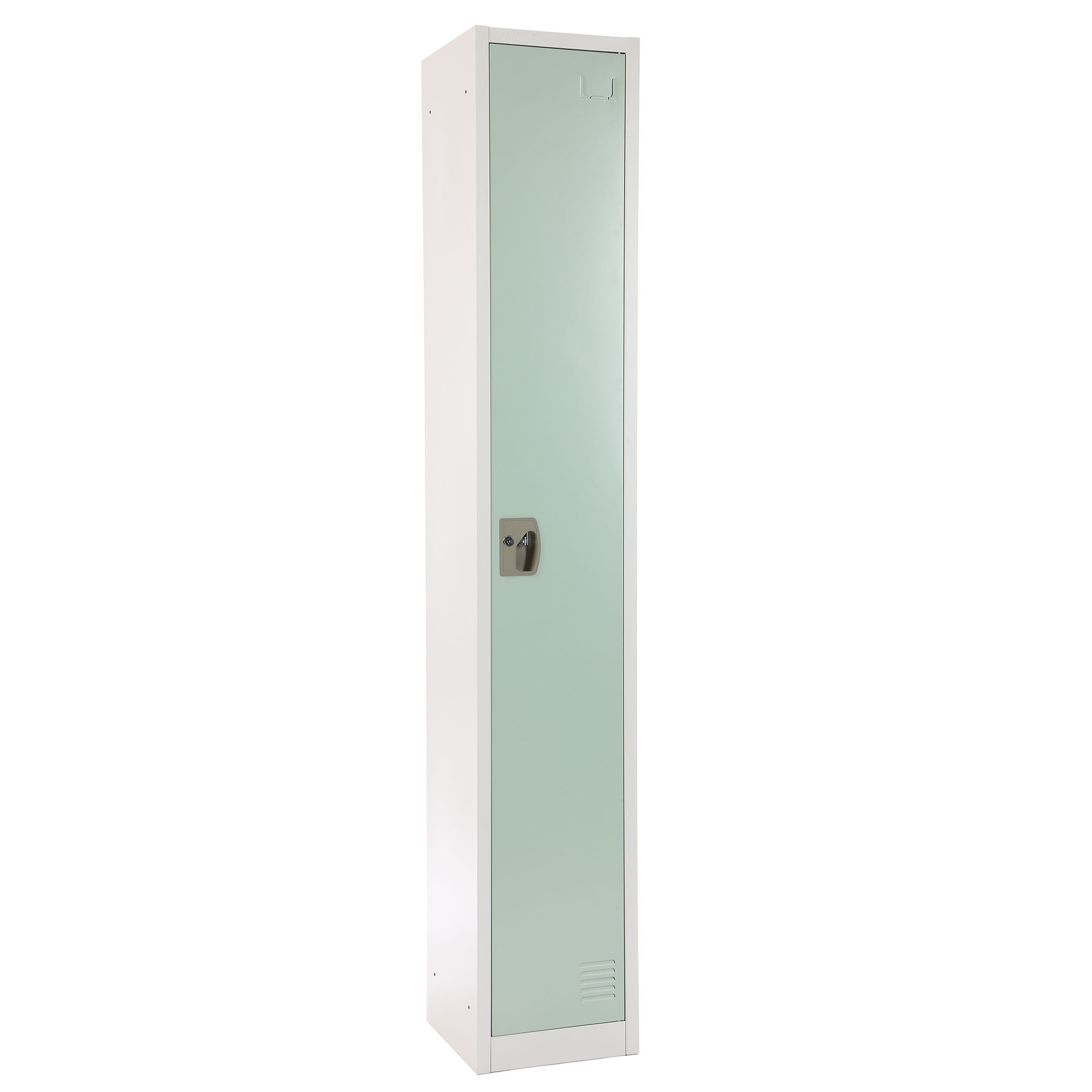 Alpine, 72in.H 1-Tier Steel Locker, Misty Green, 2-Pack, Height 72 in ...