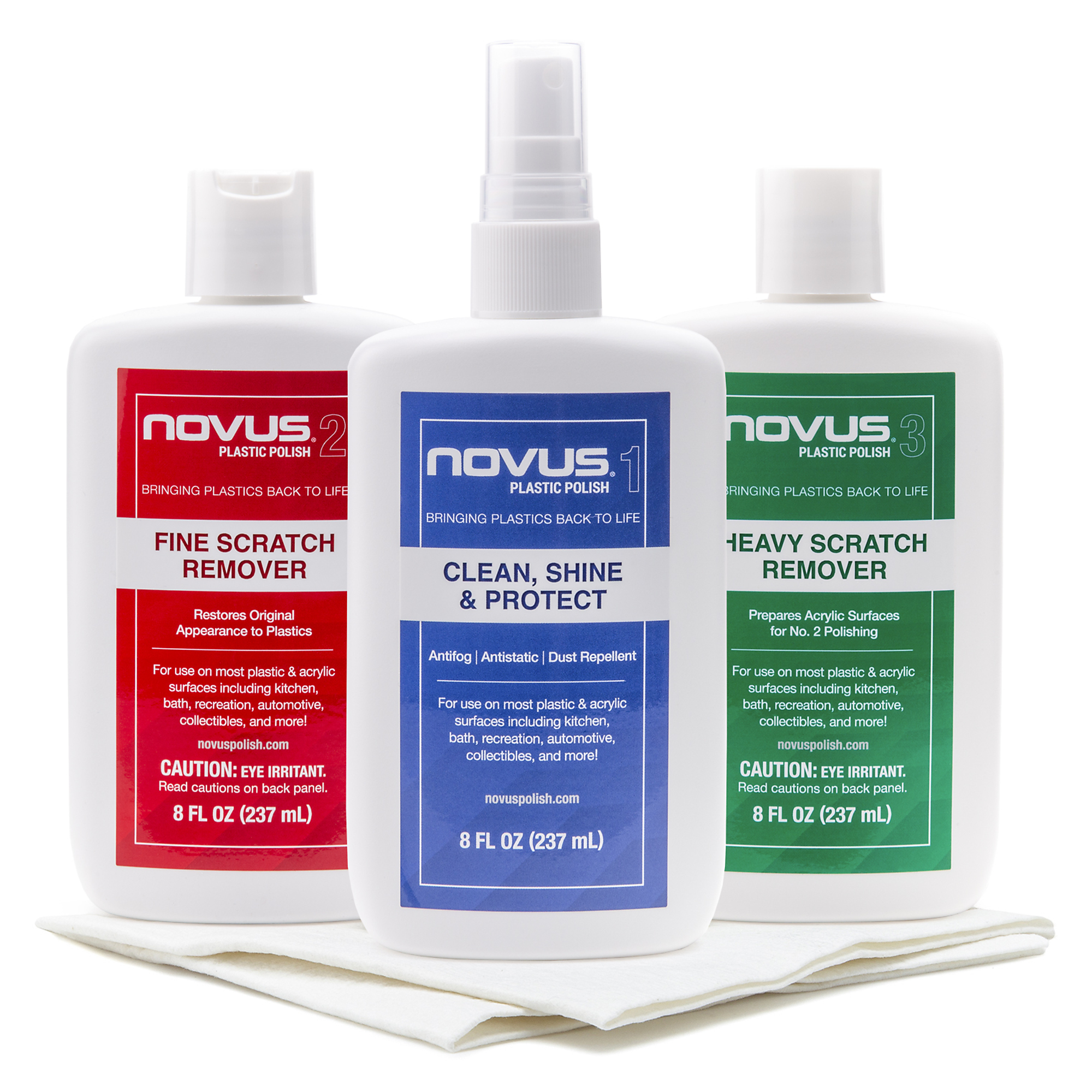 NOVUS, Polish Kit #1#2#3 8oz. (2) Polish Mates, Model# NOVUS-PK1 ...