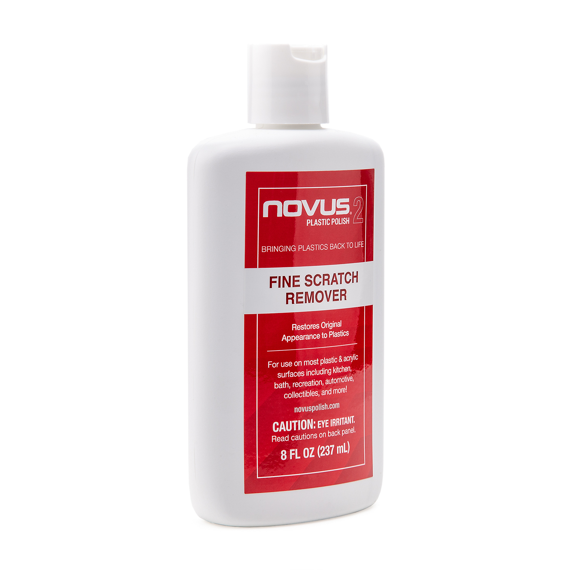 NOVUS, Fine Scratch Remover #2 8oz. Bottle, Pad Size 1 in, Model# NOVUS ...