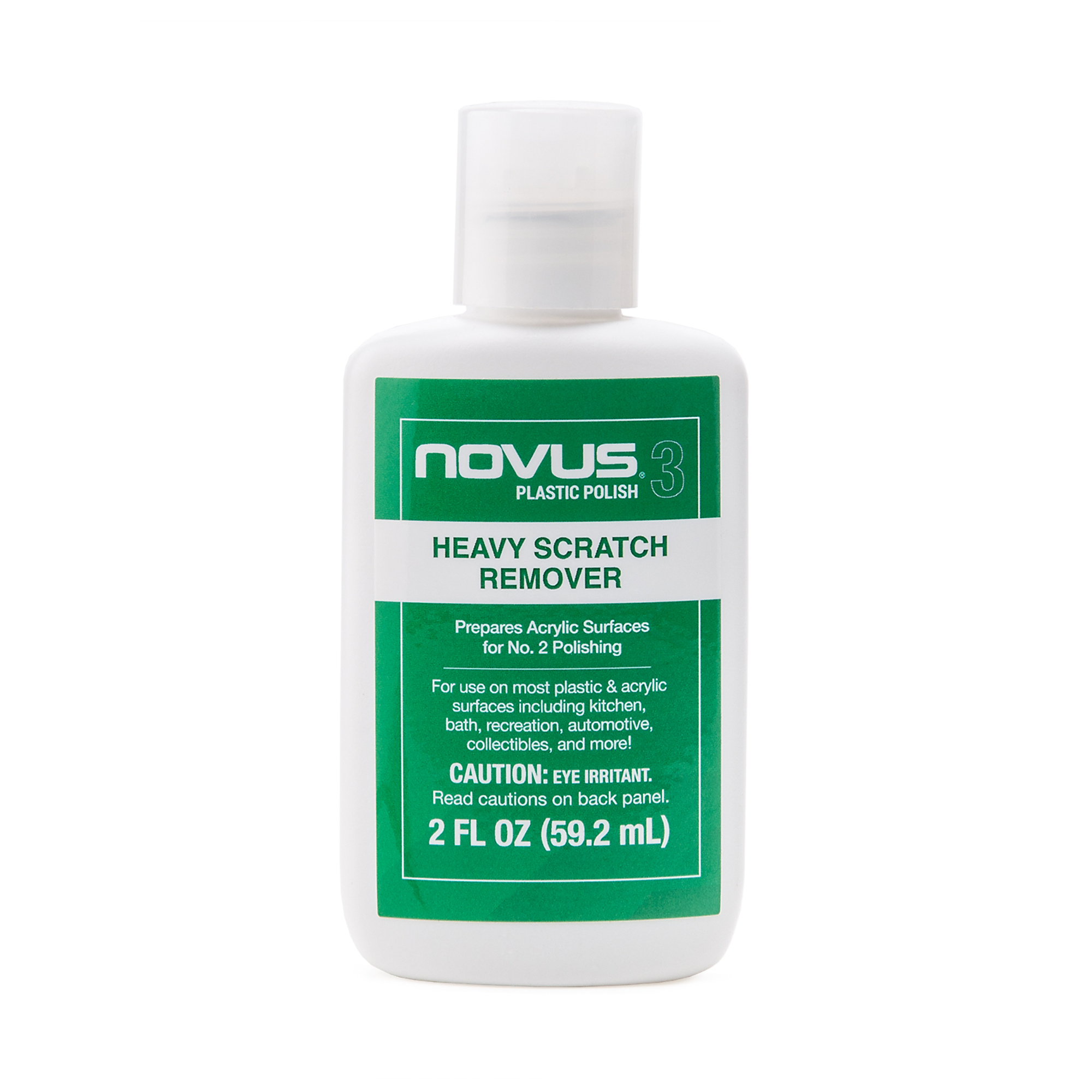 NOVUS, Heavy Scratch Remover #3 2oz. Bottle, Pad Size 1 in, Model ...