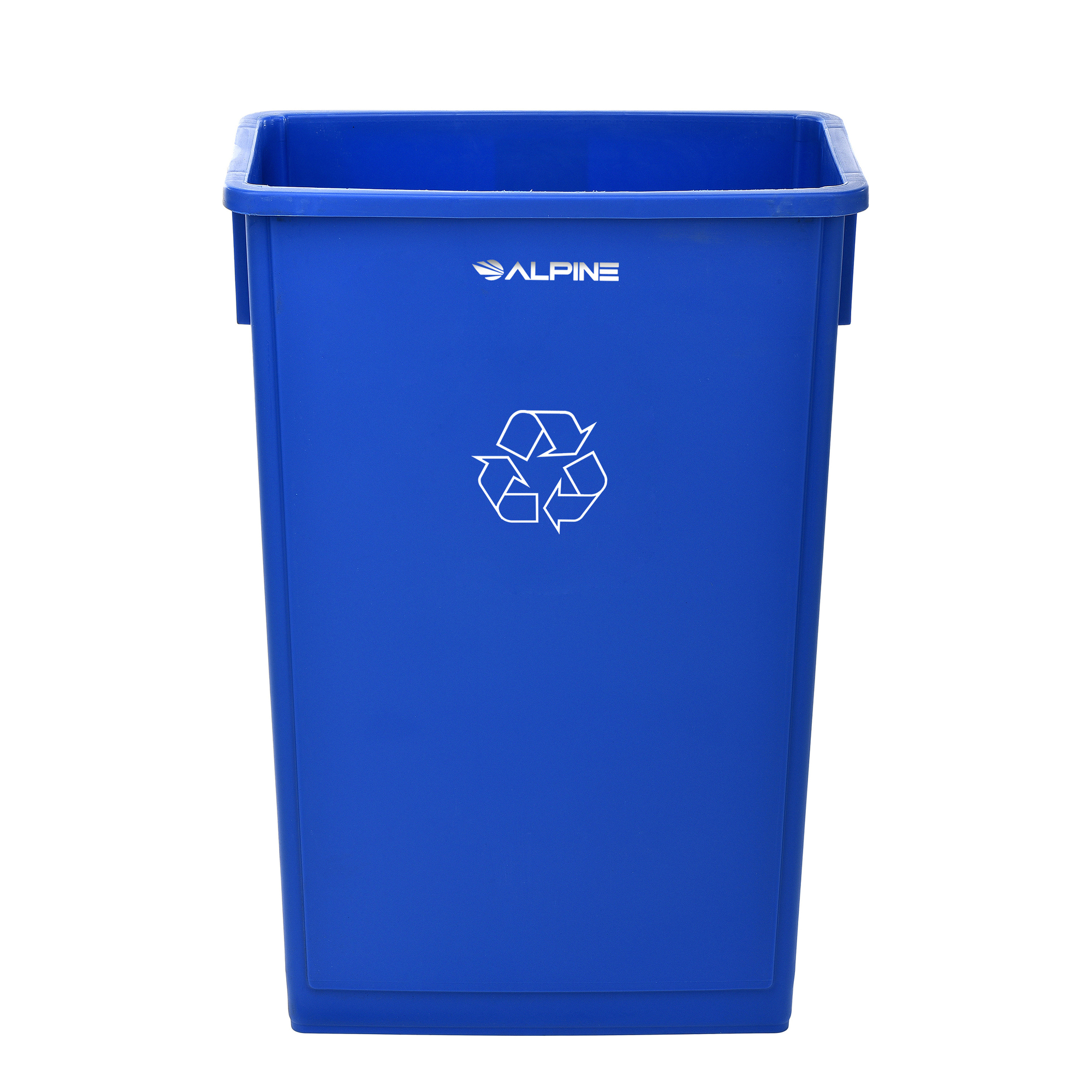 Alpine, Slim 23 Gal Blue Recycle Trash Can, Pack Of 3 Capacity 23 Gal ...