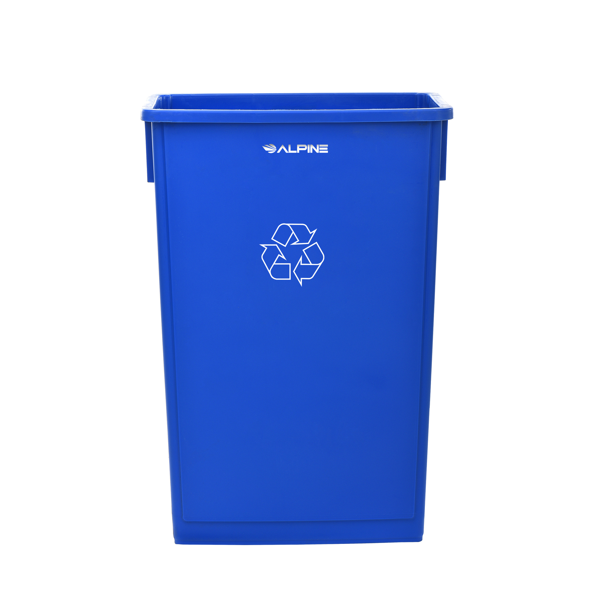 Alpine, Slim 23 Gal Blue Recycle Trash Can, Pack Of 3 Capacity 23 Gal ...