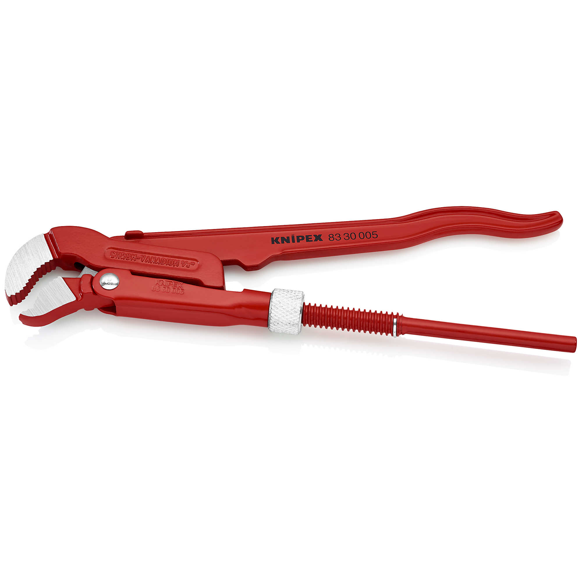 KNIPEX, Swedish Pipe Wrench-S-Type, 10.5in., Pieces (qty.) 1 Material ...