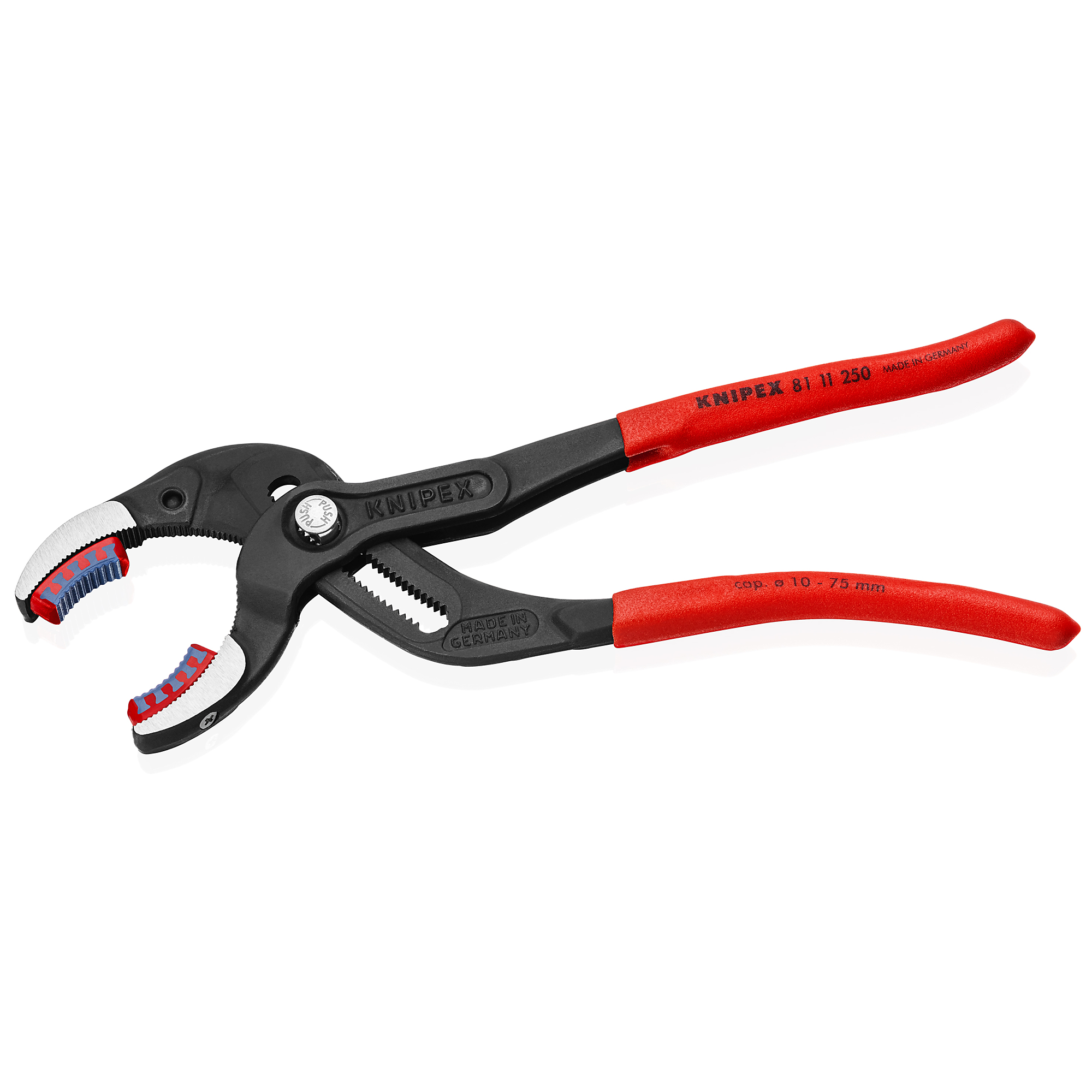 KNIPEX, Pipe Gripping Pliers-Replaceable Jaws, Bulk, 10in., Pieces (qty ...